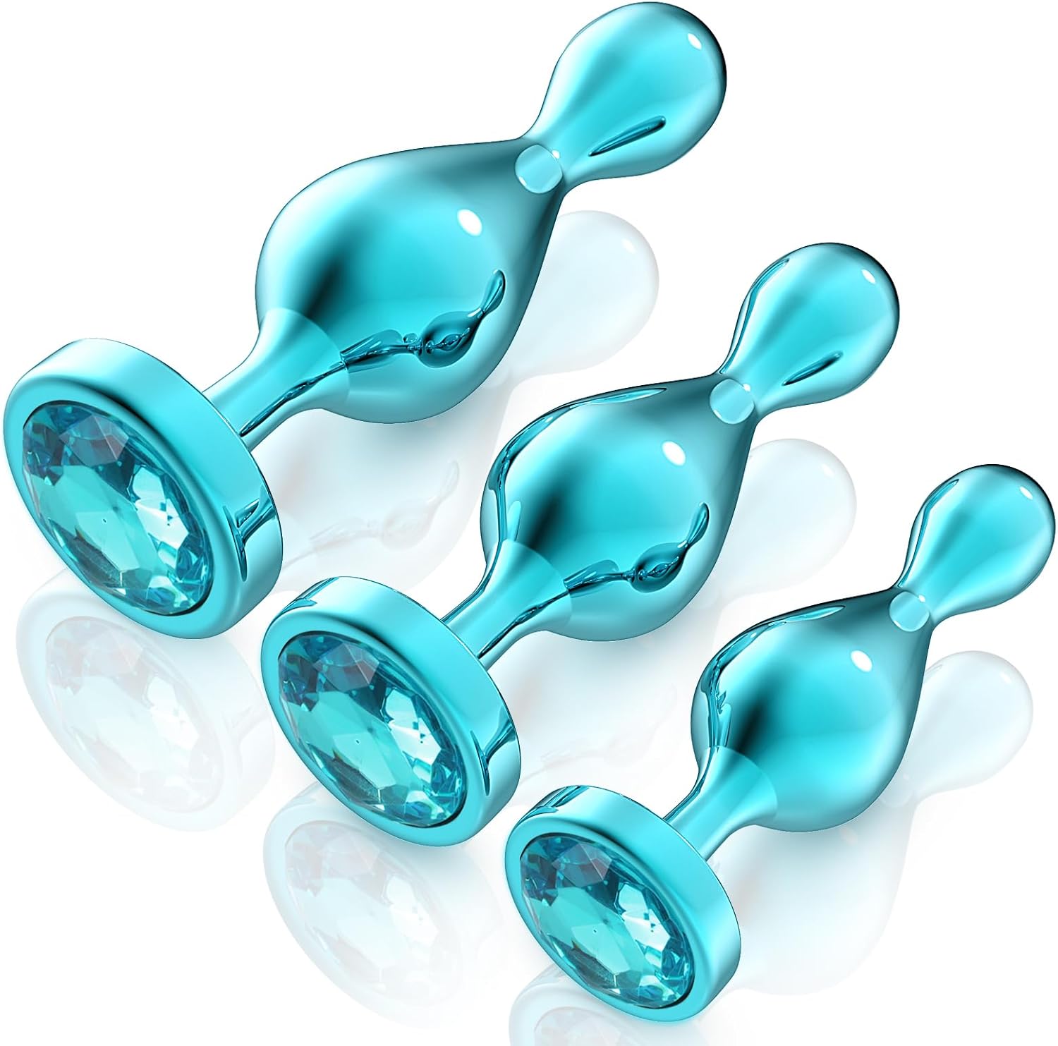 Anal Plug Sex Toys Anal - 3 PCS Butt Plug Sex toys4mens UK Metal Anal ...