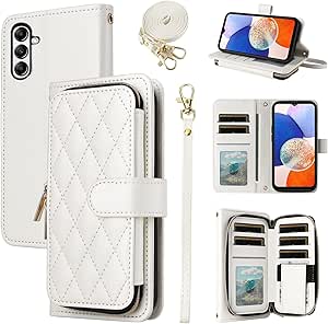 Amazon.com: Furiet Argyle Wallet Case for Samsung Galaxy S24 Plus/S25 Plus S24+ S25+ 5G Wrist ...