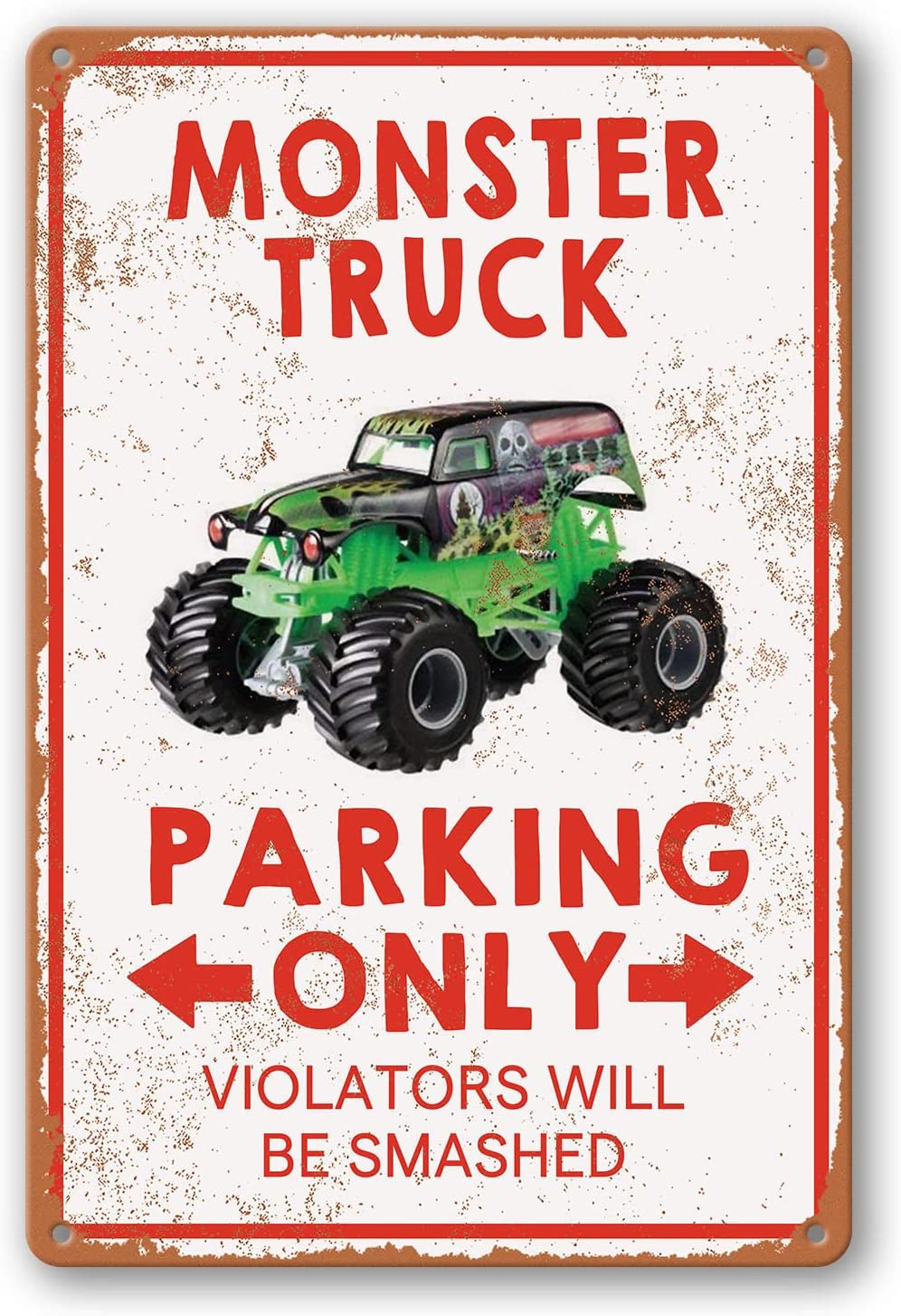 Monster Truck Room Decor For Boys Monster Jam Bedroom Sign Boy Birthday ...