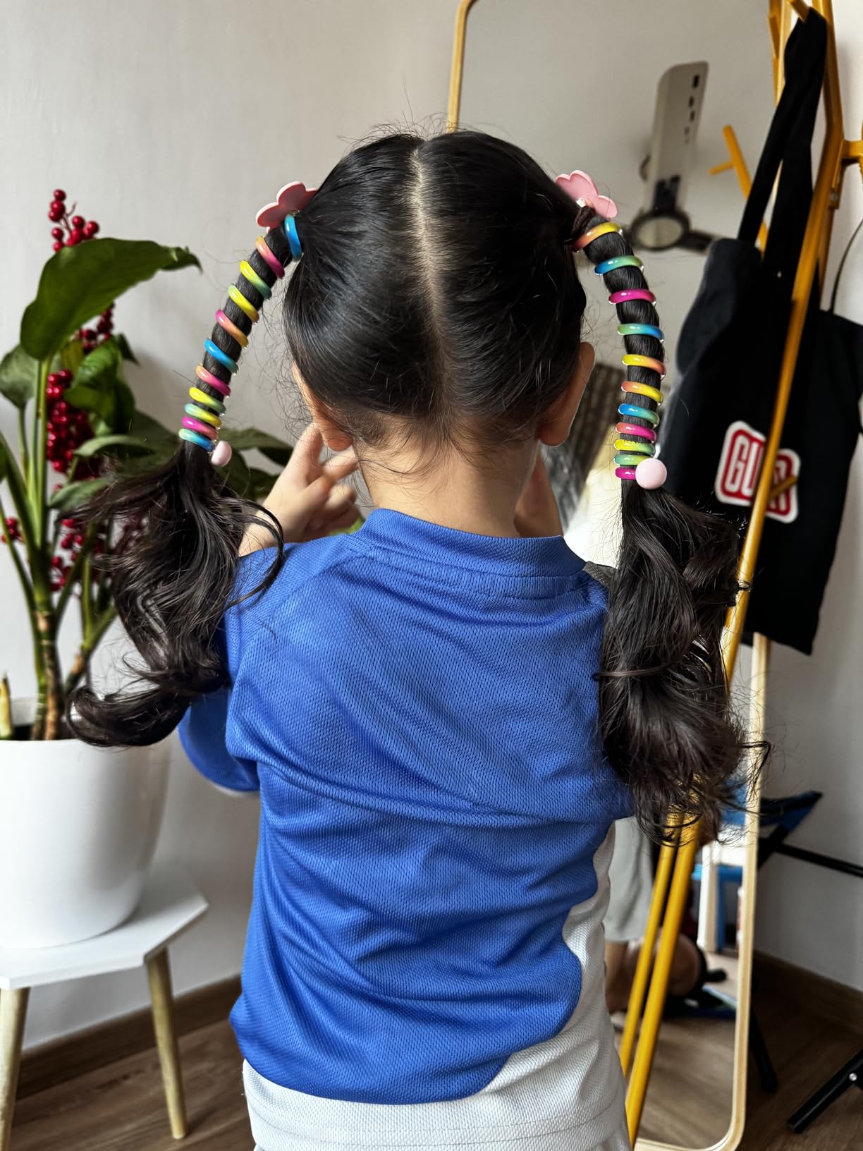 Fairytale Colorful Curly Telephone Wire Hair Loop for Childrens Cute ...