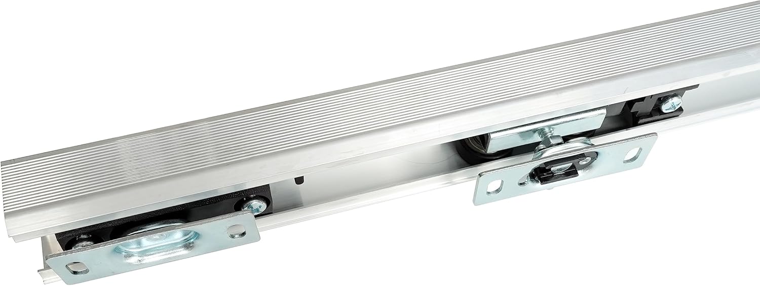 DIYHD 48" Bifold Sliding Door Hardware,Ceiling Mount Box Rail Kit for 4 ...