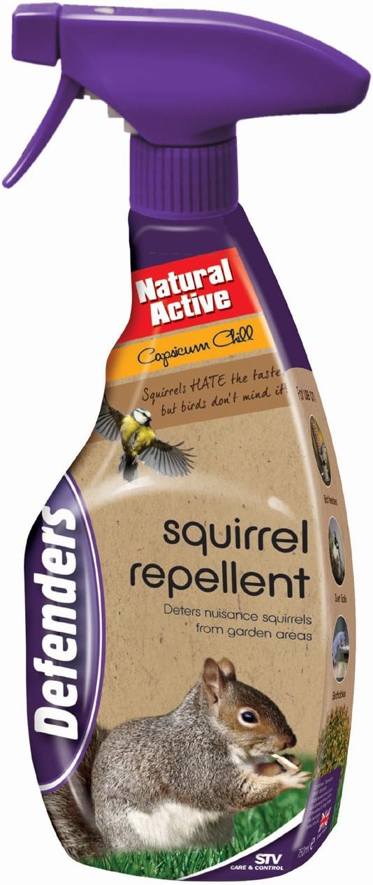 Defenders Squirrel Repellent Rtu Spray 750ml (Pack of 6) : Amazon.co.uk ...