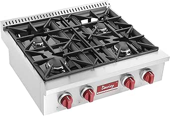 Amazon.com: Davivy 30 Inch Gas Rangetop,Gas Cooktop with 4 Sealed ...