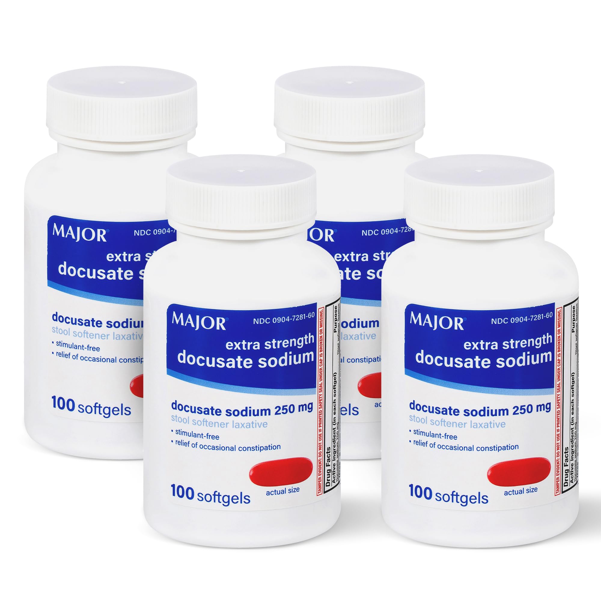 Snapklik.com : MAJOR Docusate Sodium 250 Mg, Extra Strength Stool ...