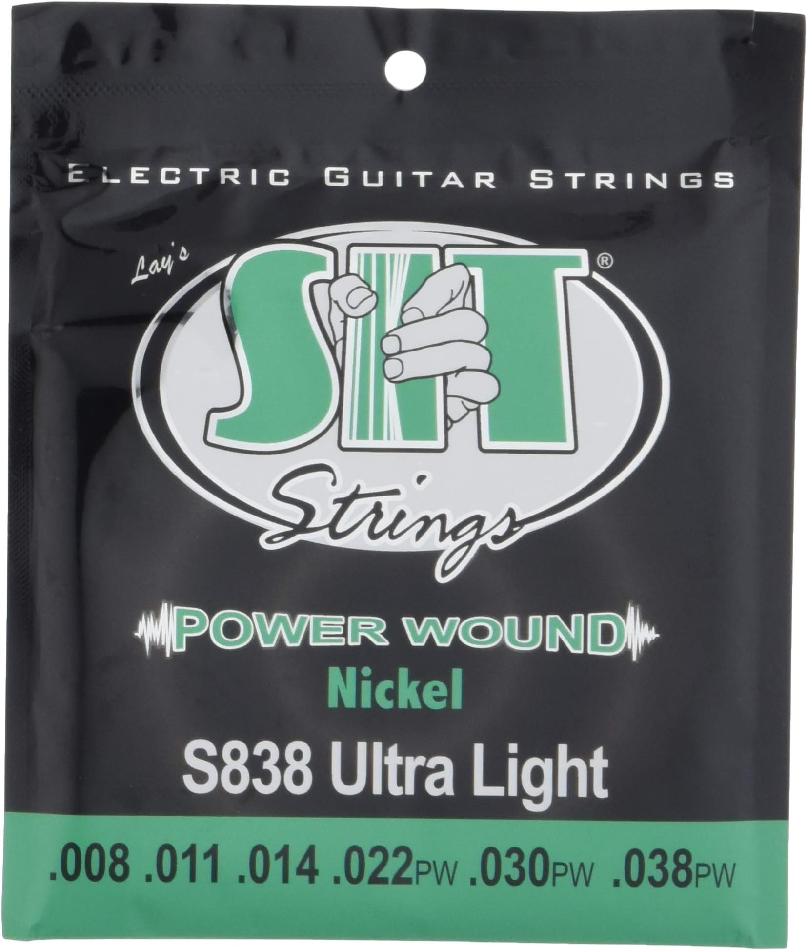 Amazon.com: SIT Strings Power Wound Nickel Electric Guitar Strings (S.I ...