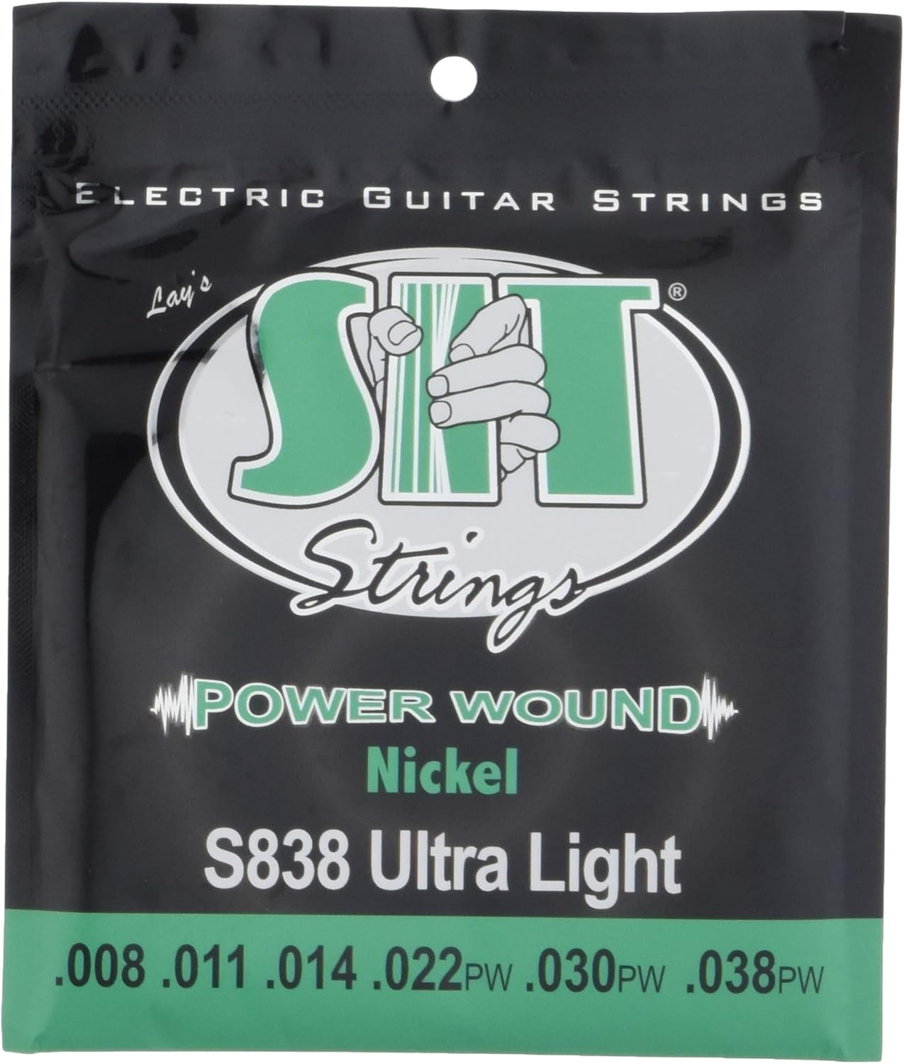 Amazon.com: SIT Strings Power Wound Nickel Electric Guitar Strings (S.I ...