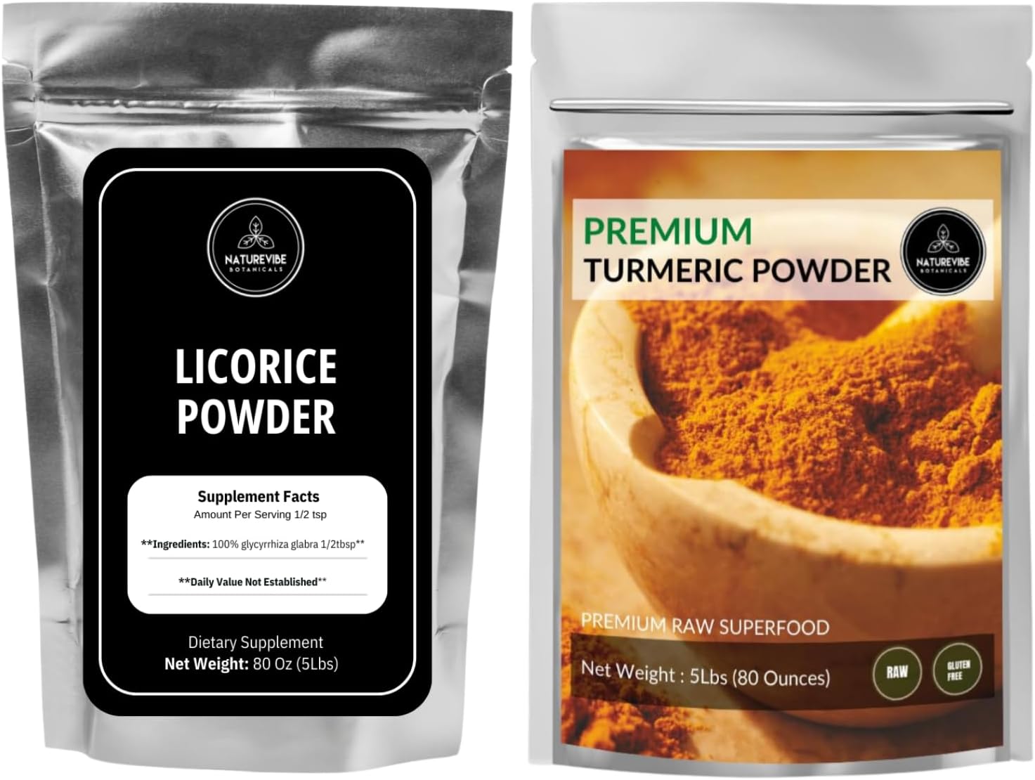 Amazon.com: Naturevibe Botanicals Licorice Root Powder, 5lbs and ...