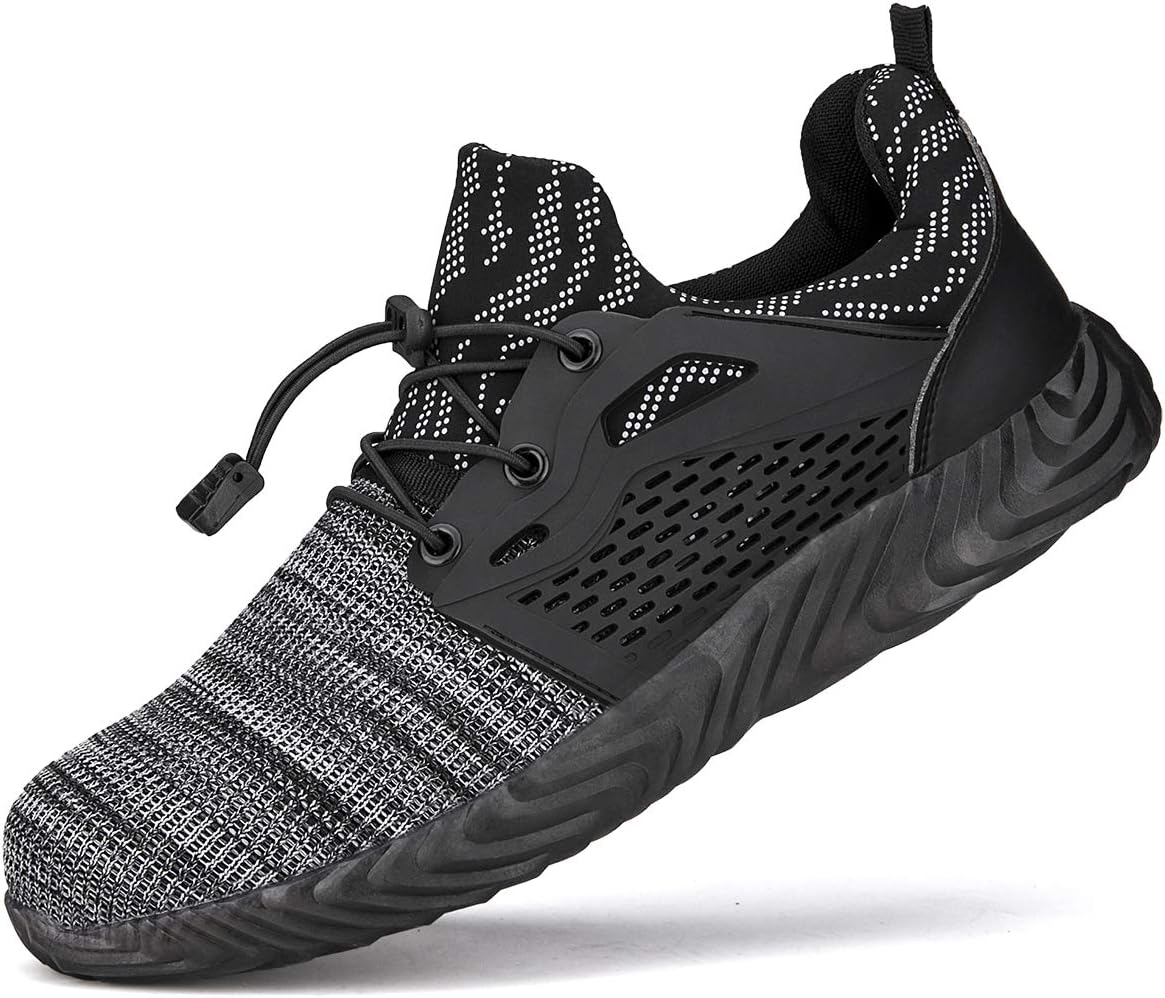 Amazon.com: Navi Steel Toe Shoes for Men Women Lightweight Comfortable ...