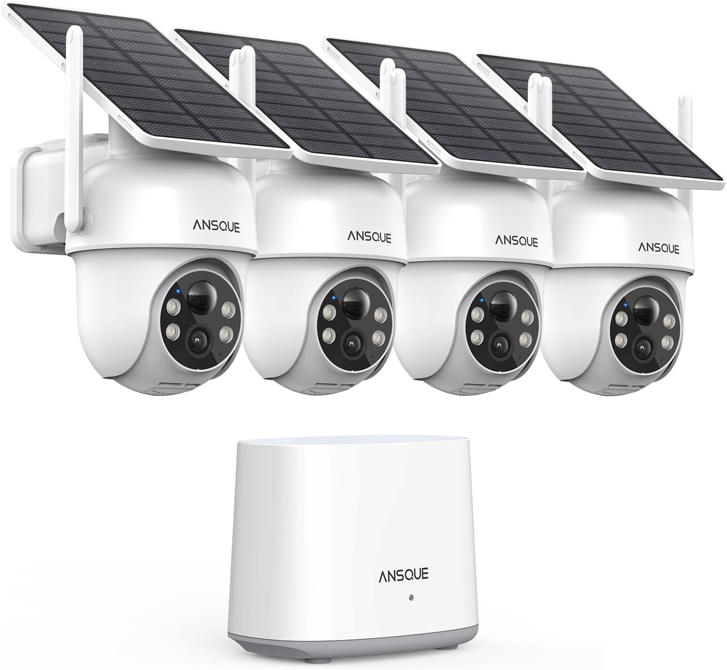 Amazon.com : Hiseeu Solar Camera Wireless Outdoor, Home Security Camera ...
