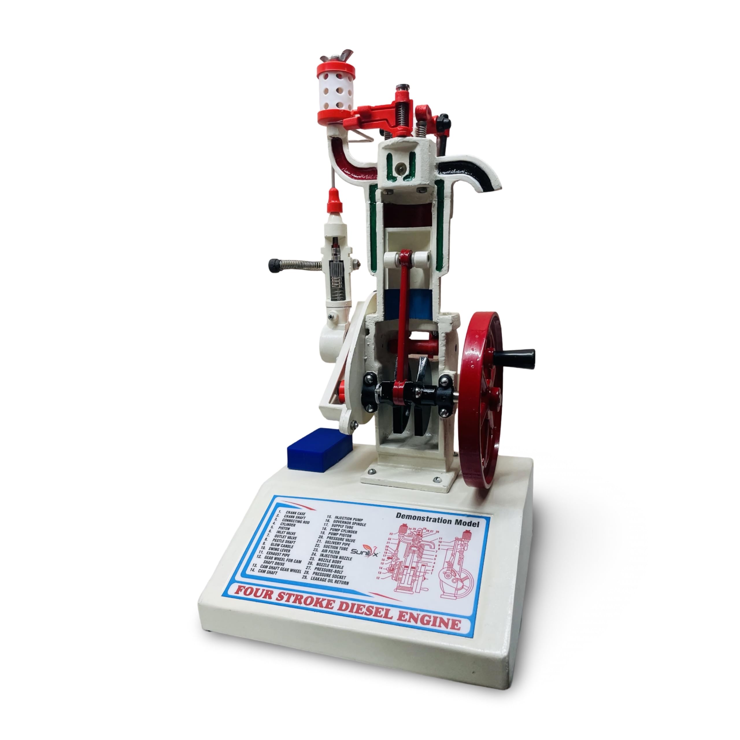 Buy Sunlix Four Stroke Diesel Engine Model (Demonstration Model) | Four-Stroke Diesel Engine ...