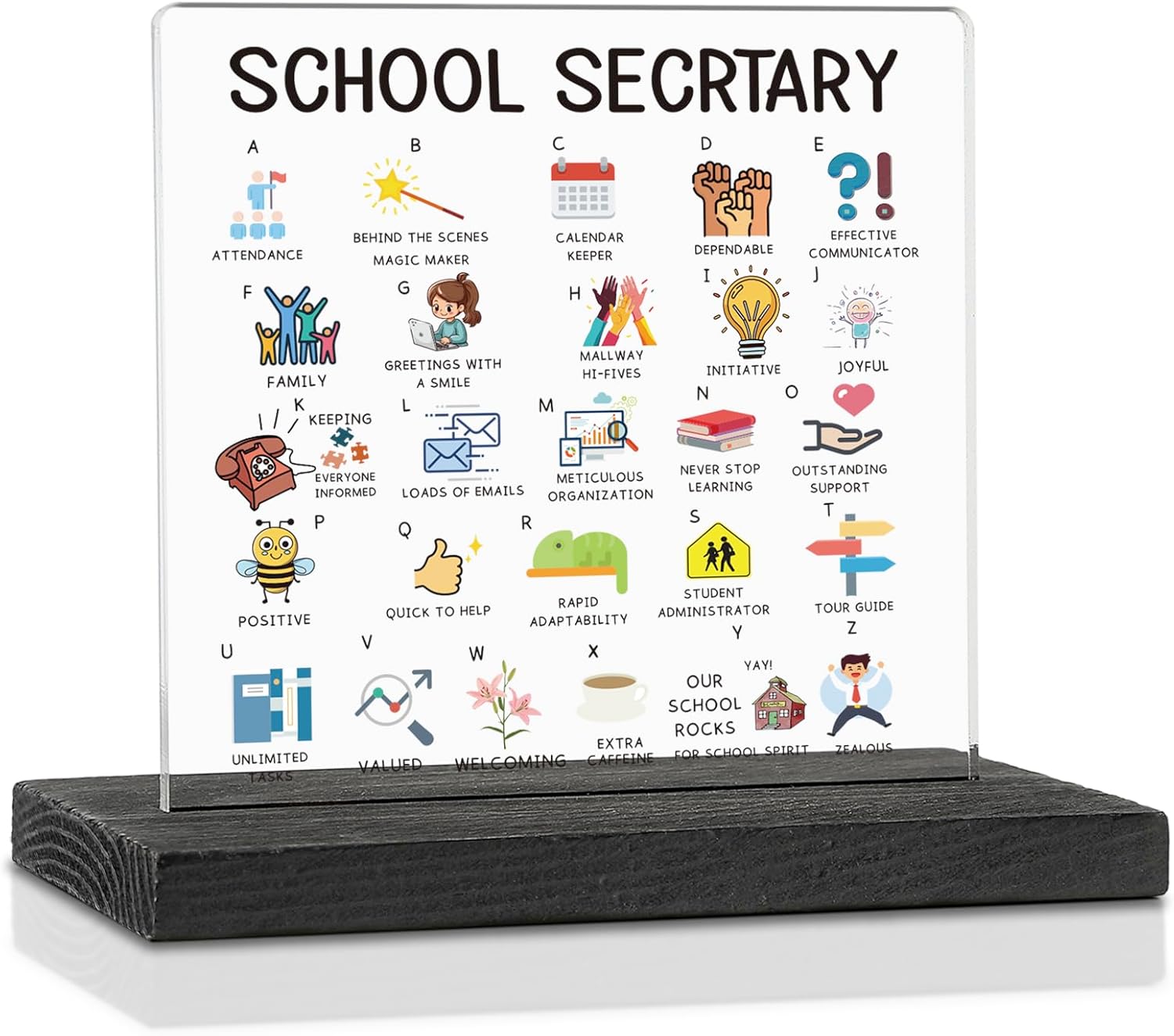 Amazon.com: School Secretary Appreciation Gifts, School Receptionist ...