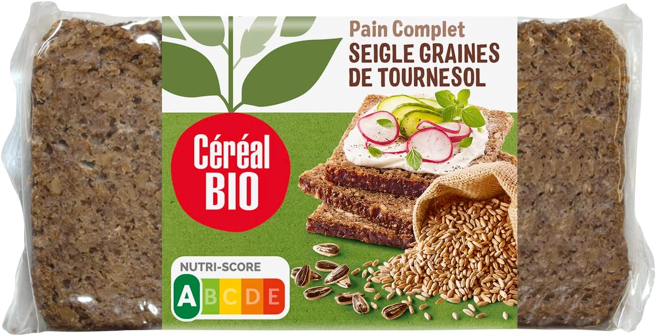 CÉRÉAL BIO Pain Complet Seigle Bio aux Graines de Tournesol