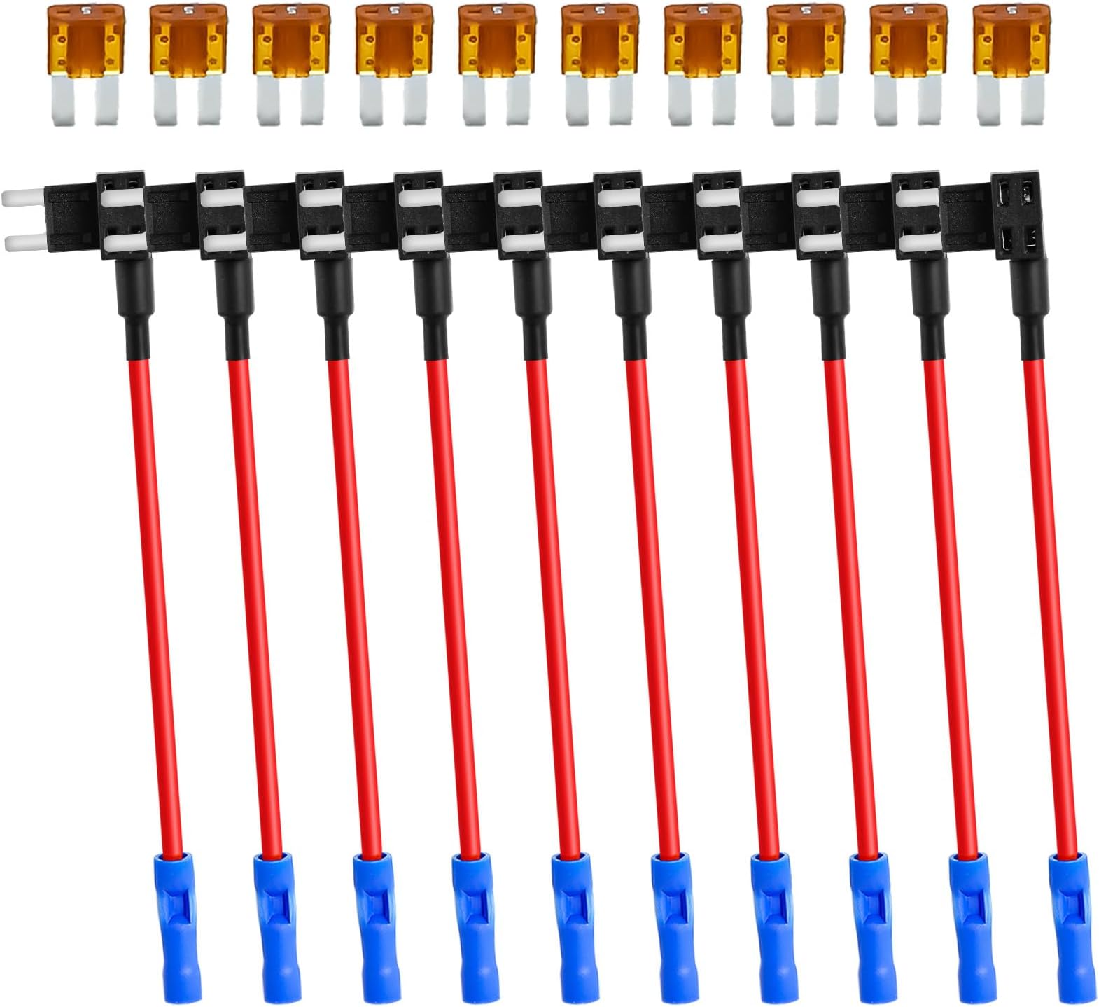 Amazon.com: 10 Pack - EPAuto 12V Car Add-a-circuit Fuse TAP Adapter ...