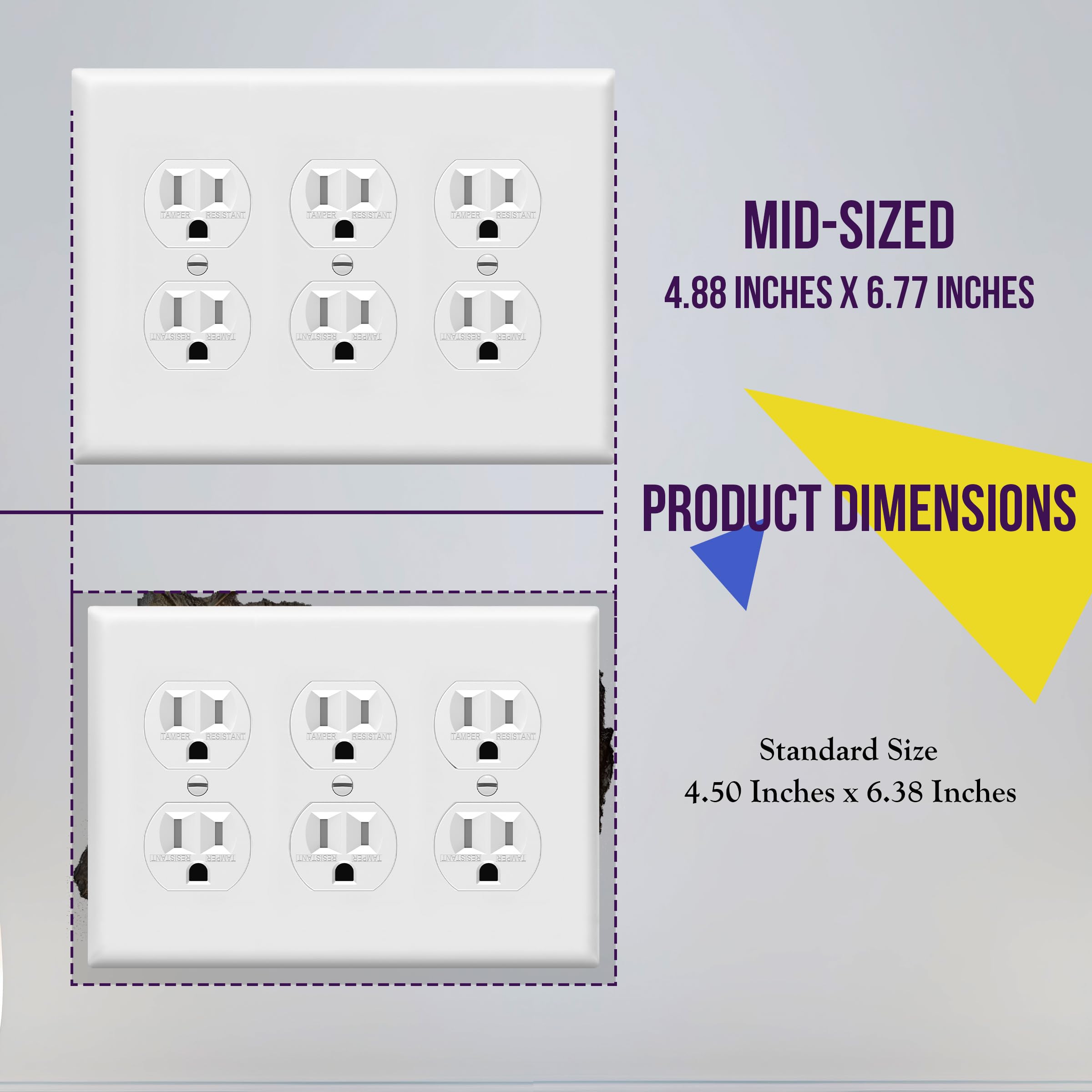Standard Duplex Receptacle Dimensions Duplex Receptacle Wall Plate