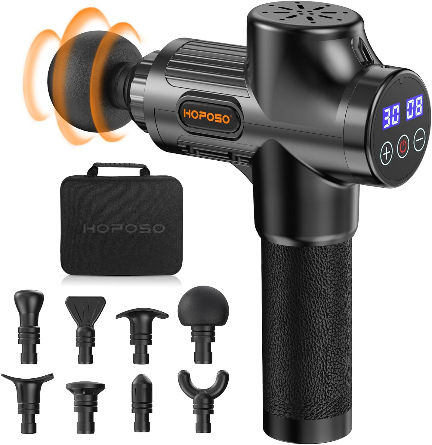 Pistolet de Massage Musculaire, HOPOSO Masseur de Muscle Profond Avec ...