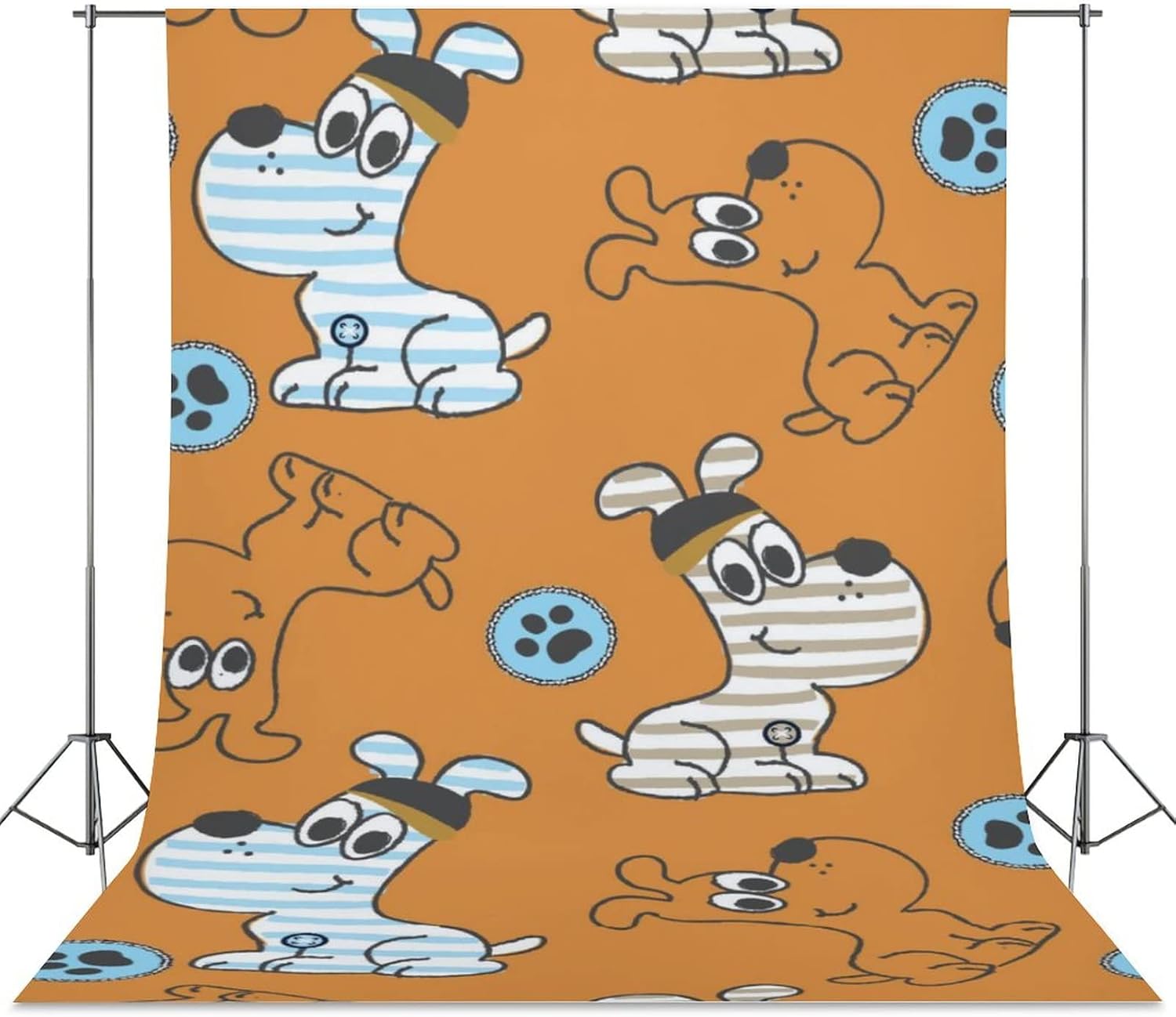 Amazon.com : Funny Cartoon Dog Print Backdrop Background Screen for ...