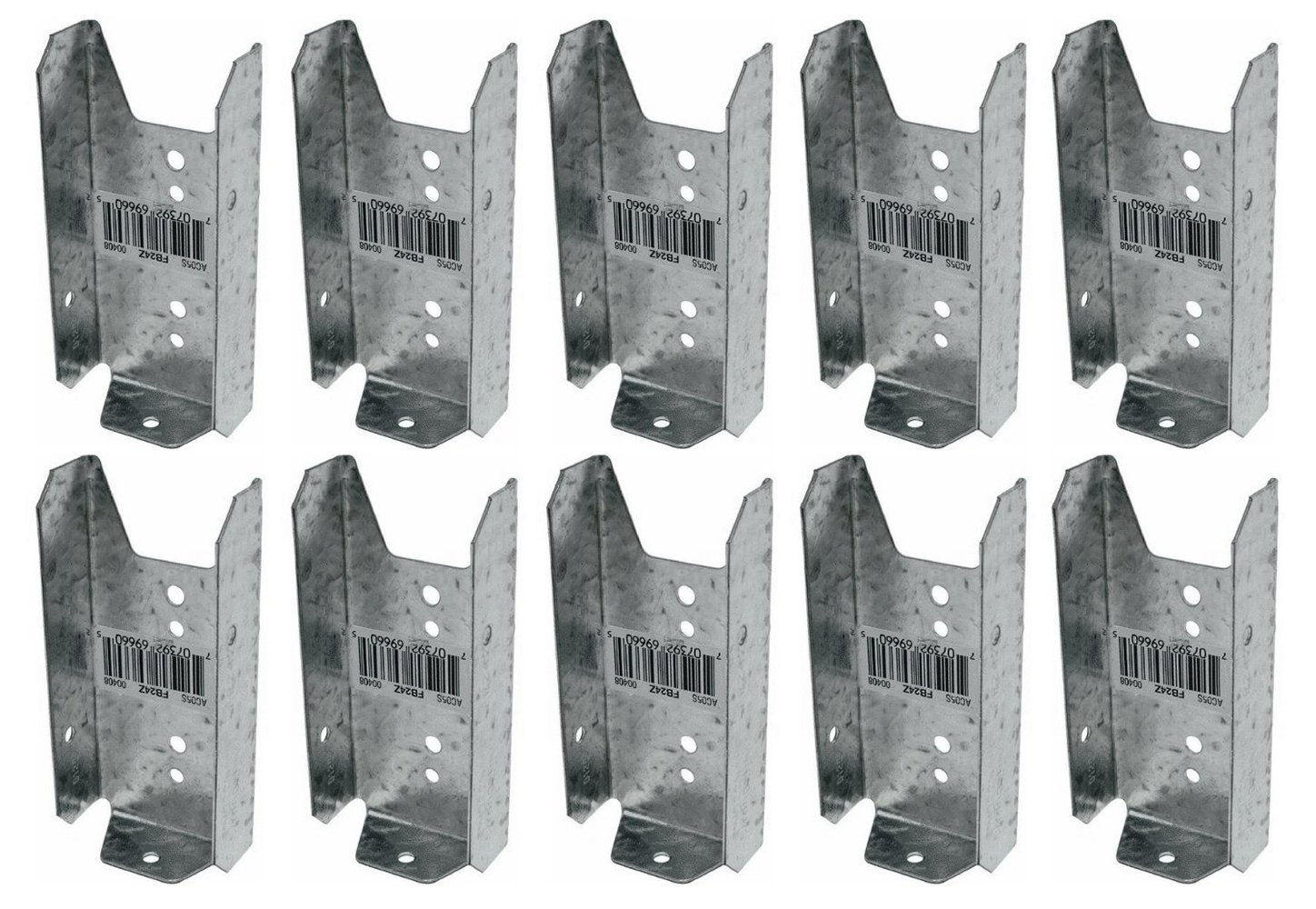 Simpson Strong Tie FB24Z ZMAX Galvanized 20-Gauge 2x4 Fence Bracket 100 ...