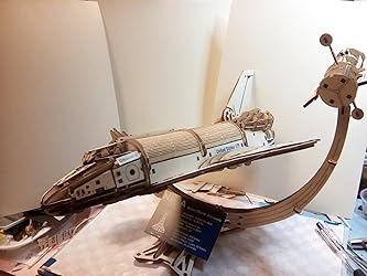 Amazon.com: UGEARS NASA Space Shuttle Discovery - Wooden Models to ...