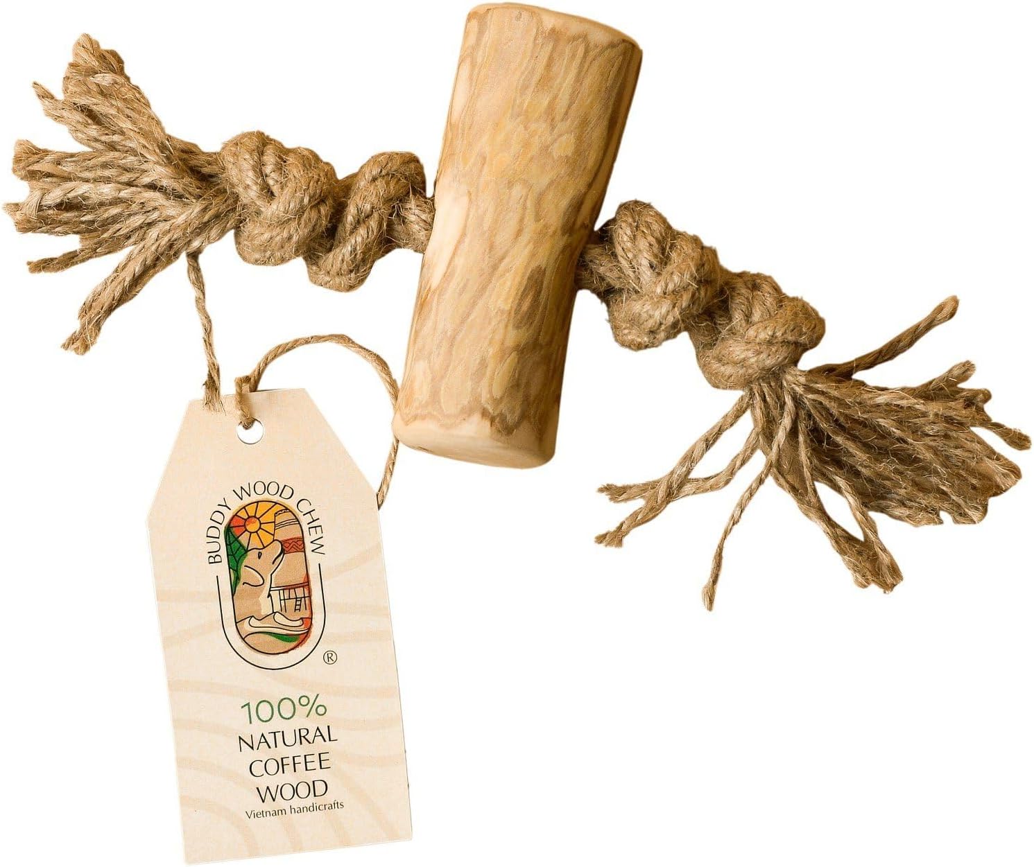 Pet Supplies : Buddy Wood Chew - Dog Chew Chump & Rope - Dog Chew Toy ...