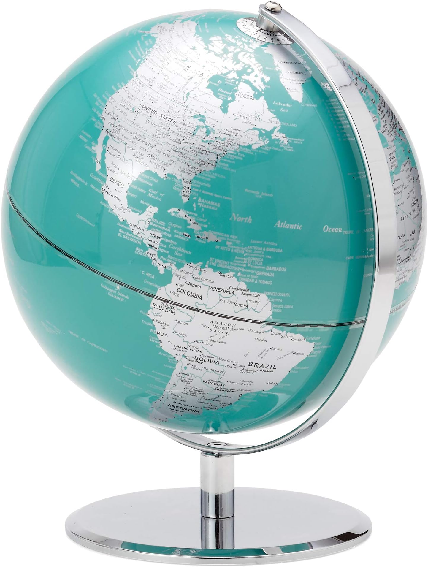 Amazon.com: Latitude World Globe by Torre & Tagus | Teal Globe | Globes ...