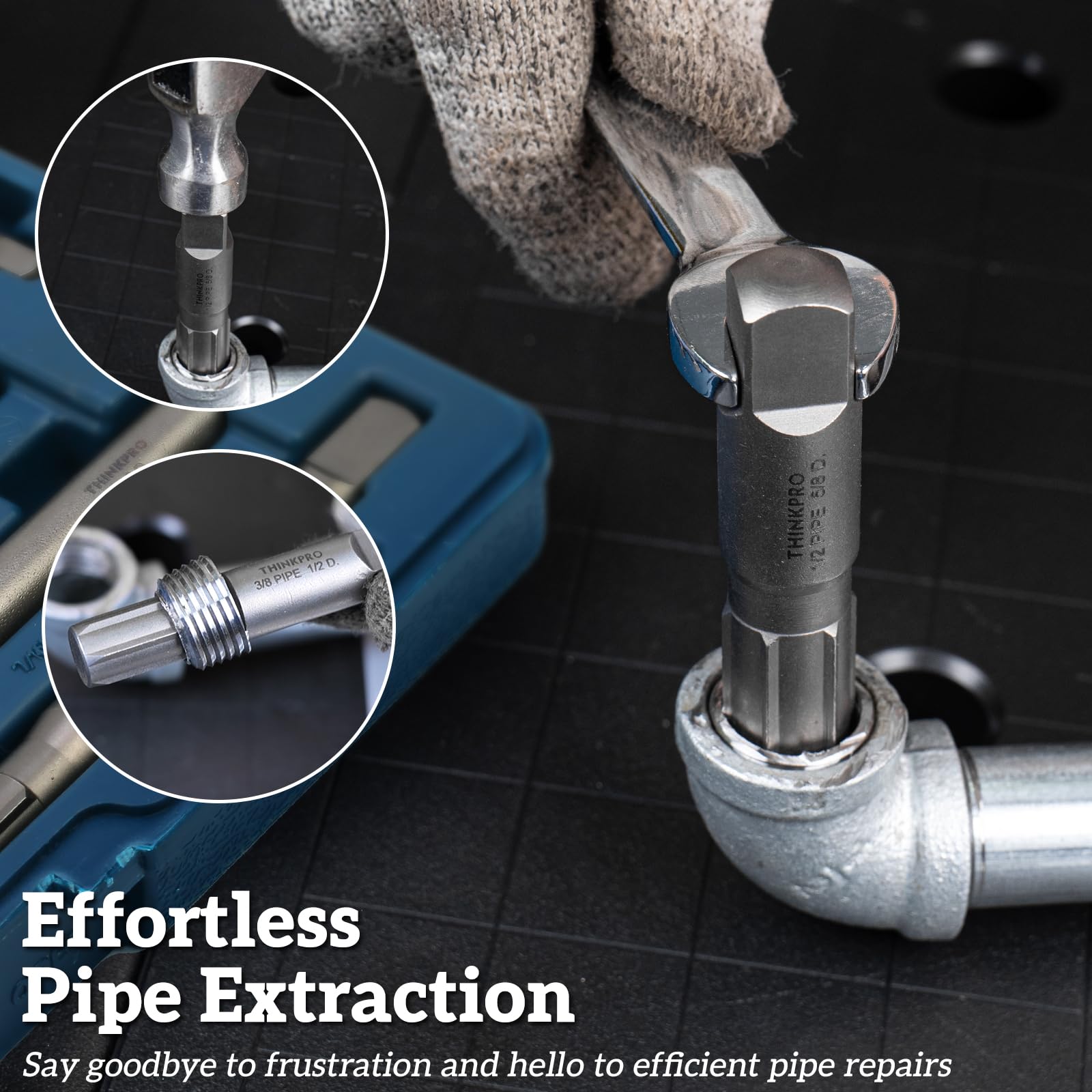 Snapklik.com : Thinkpro 9-Piece Pipe Extractor Set