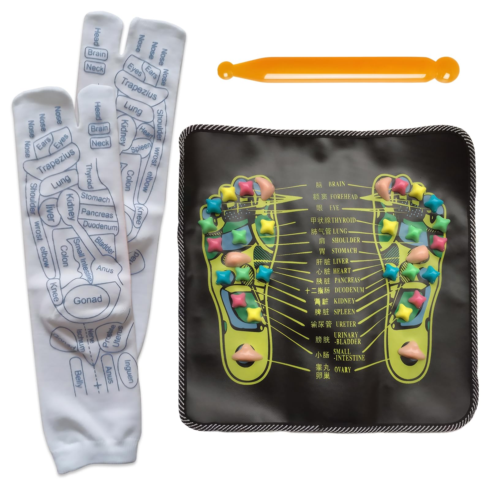 Foot Massage Mat, Foot Reflexology Mat, Acupuncture Mat for Feet, Foot ...