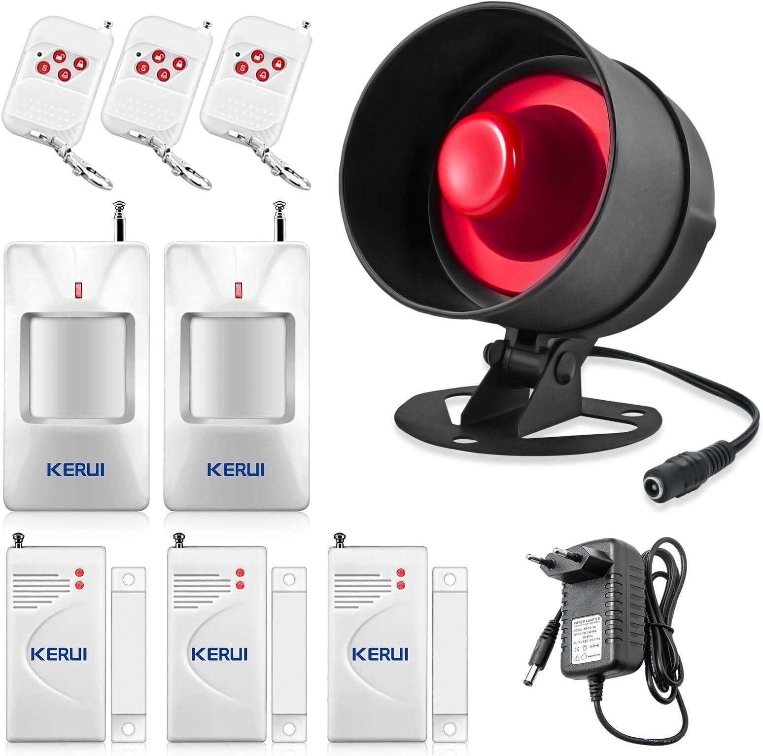 tiiwee Alarmanlage für Tür und Fenster - Sicherheitssystem mit Sirene ...