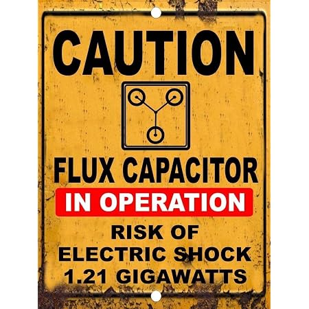 Amazon.com: ZMKDLL Vintage Back to The Future Flux Capacitor 1.21 ...