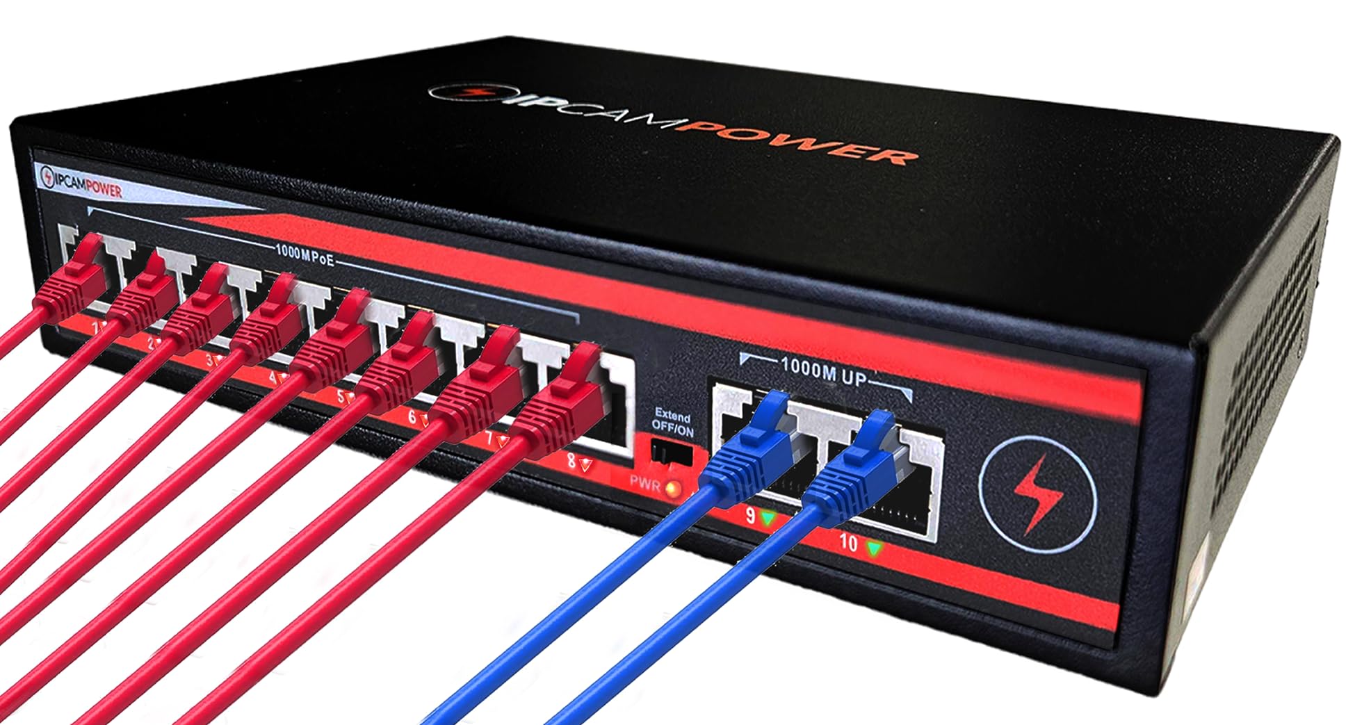 Ipcampower 8 PORT GIGABIT EXTEND MODE