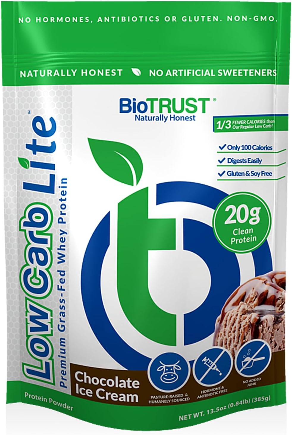 Amazon.com: BioTrust Low Carb Lite, 20 Grams of Grass-Fed Whey Protein ...