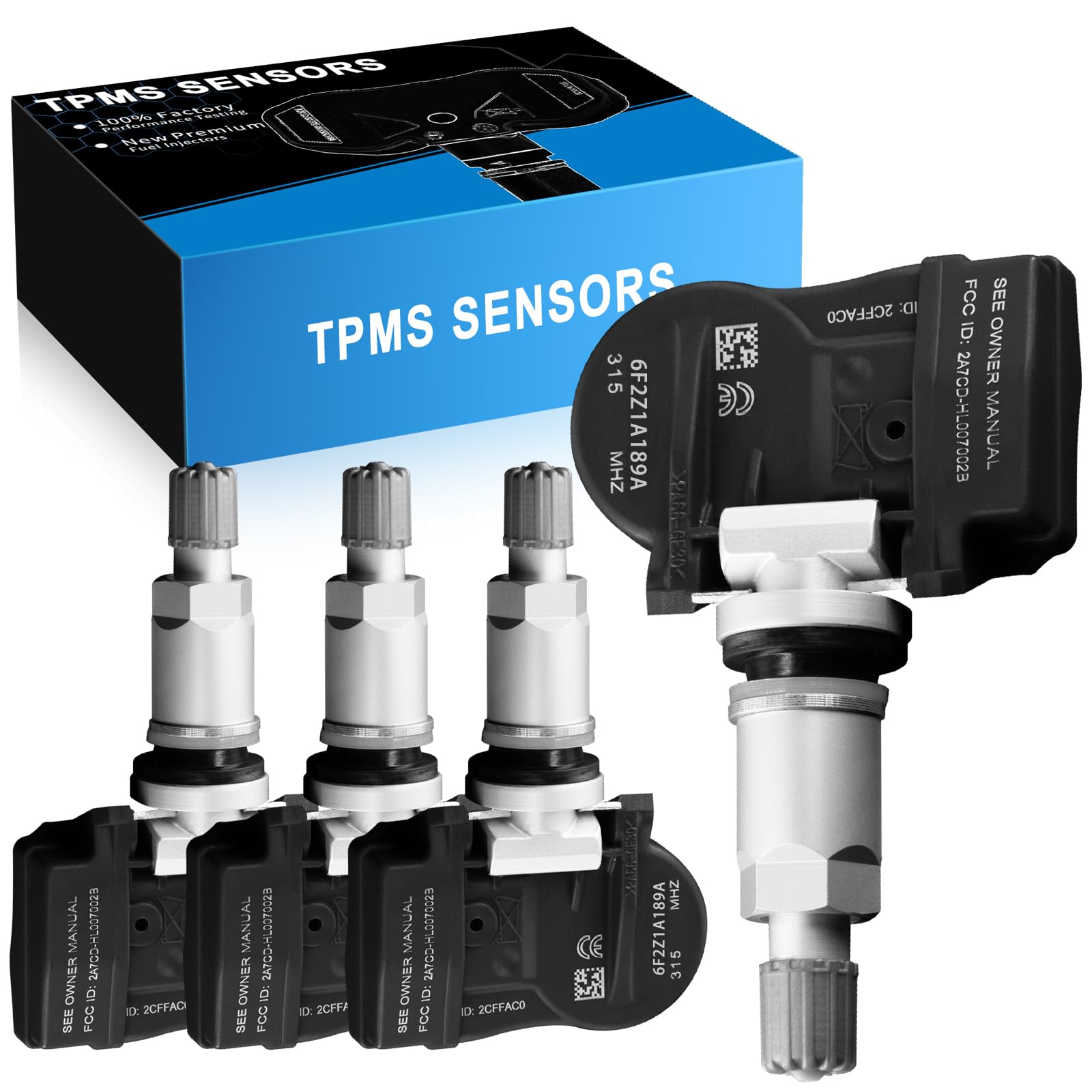 Amazon.com: YZHIDIANF 6F2Z-1A189-A 315MHz Tire Pressure Sensor Pre ...