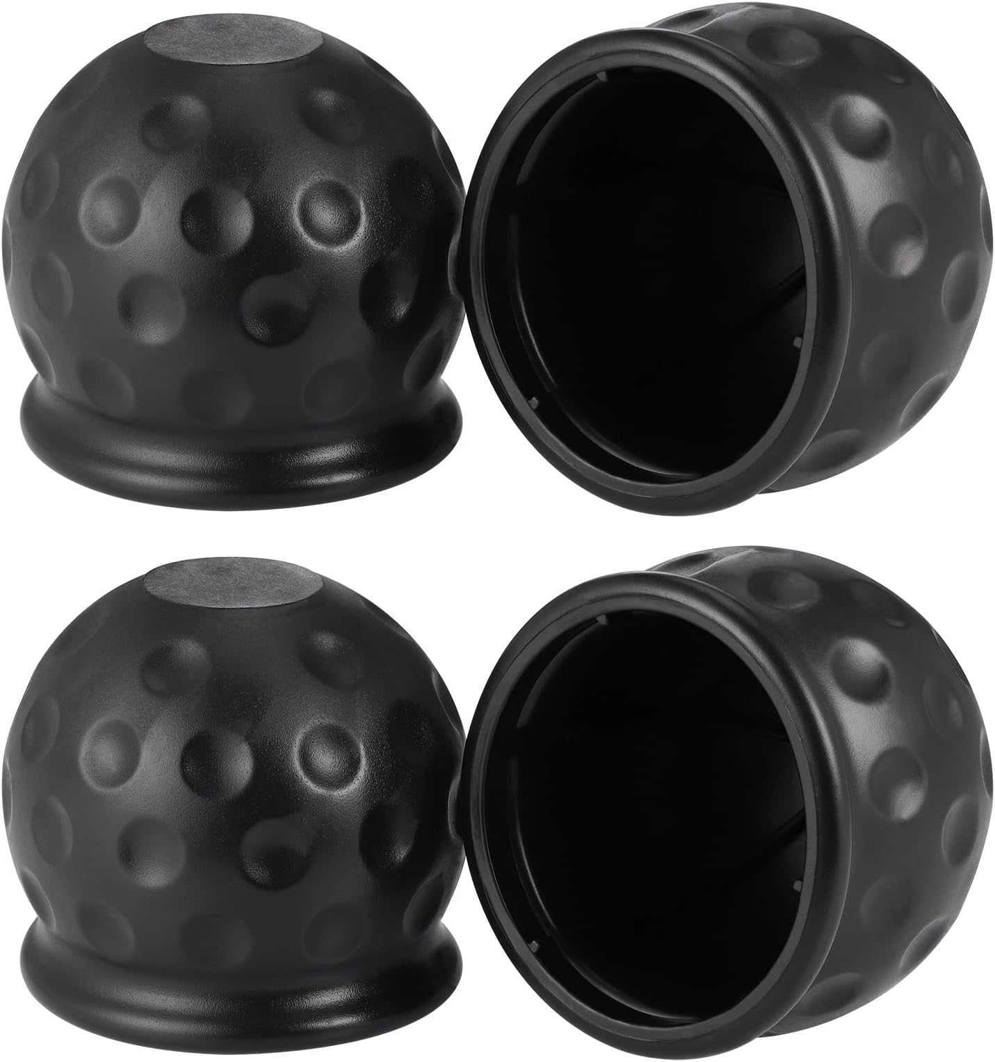 Hejo Tow Bar Cover, 4PCS Soft Rubber Tow Ball Covers Brasion-Resistant ...