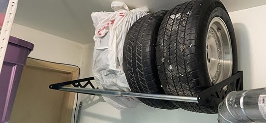 Amazon.com: SafeRacks Heavy Duty Adjustable Wall Mounted Tire Rack ...