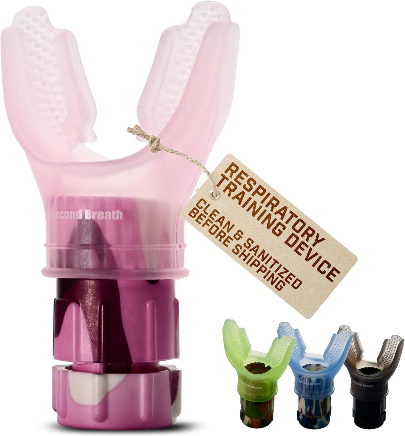 Amazon.com: Second Breath Respiratory Trainer | Made with High Grade ...
