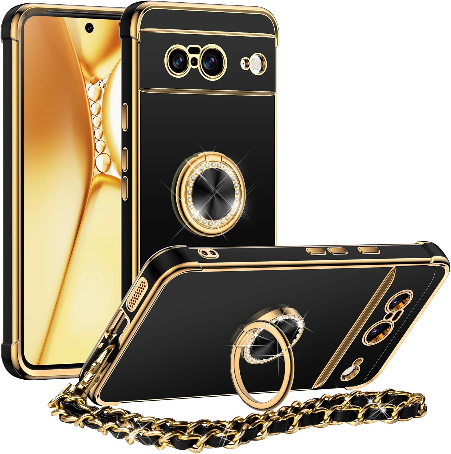 Amazon.com: Miss Arts for Google Pixel 8 Pro Case, Ring Holder Stand ...