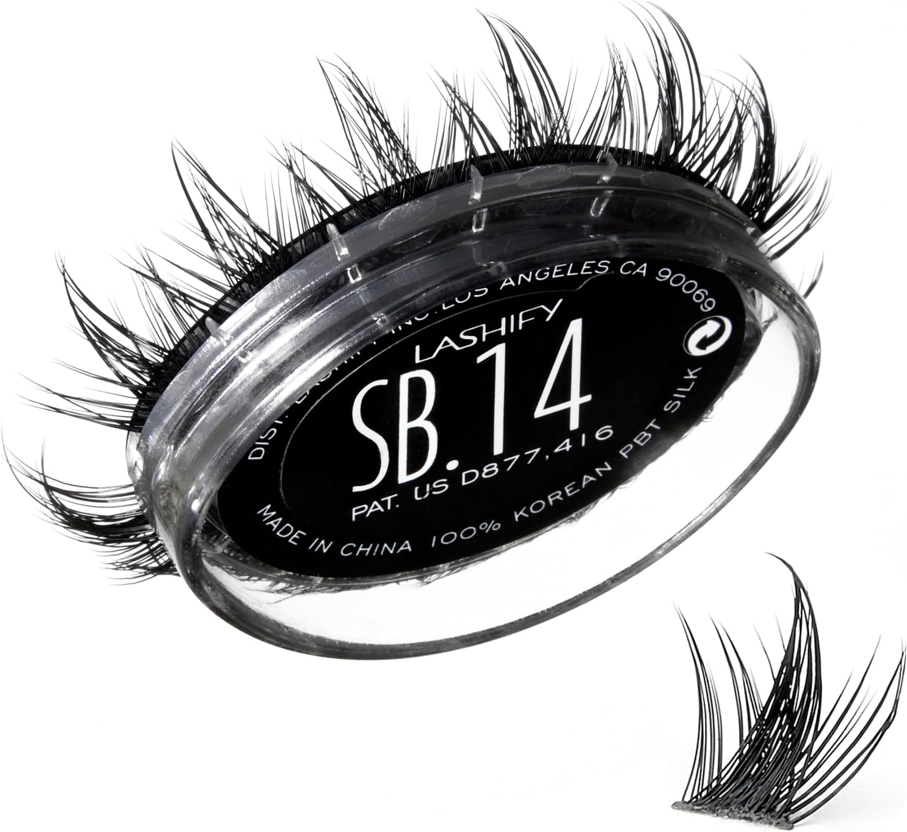 Amazon.com: Lashify Starburst 14mm Gossamer Eyelash Extensions Refill ...