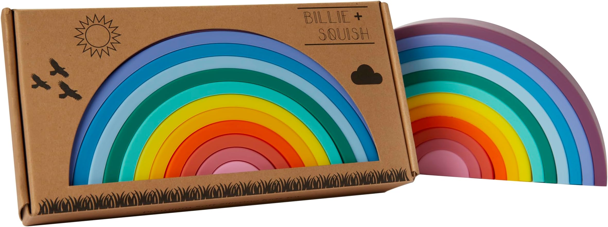 Amazon.com: Itzy Ritzy Rainbow Stacker Toy - Includes 5 Arches for ...