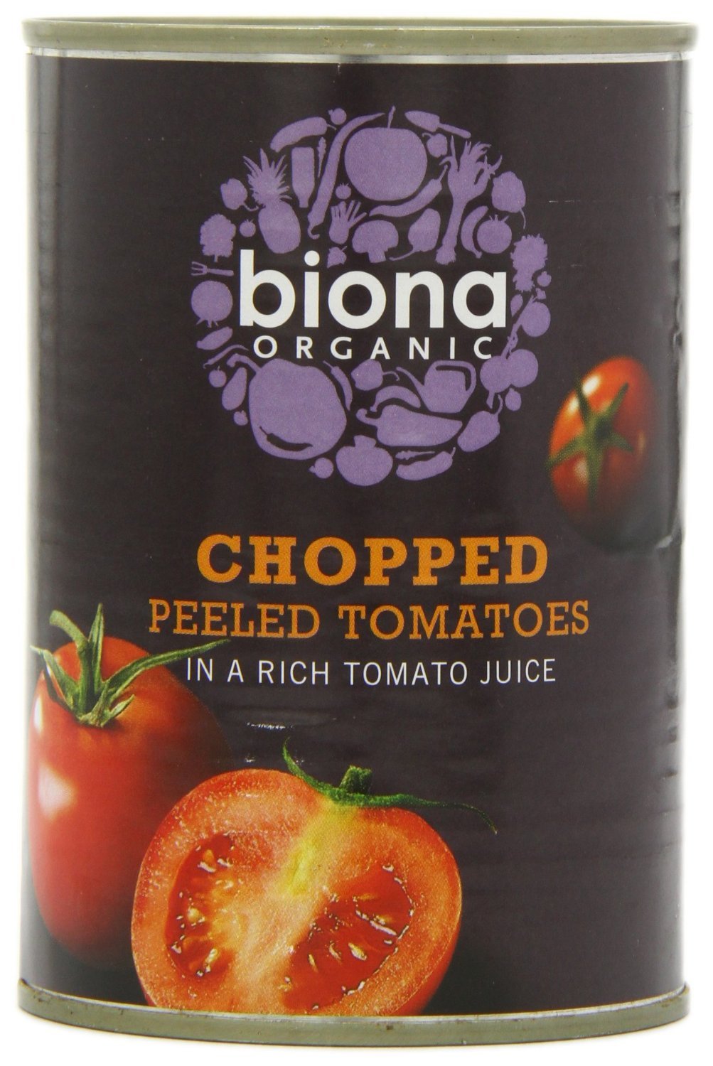 Biona Organic Chopped Peeled Tomatoes (400g) - Pack of 6 : Amazon.co.uk ...