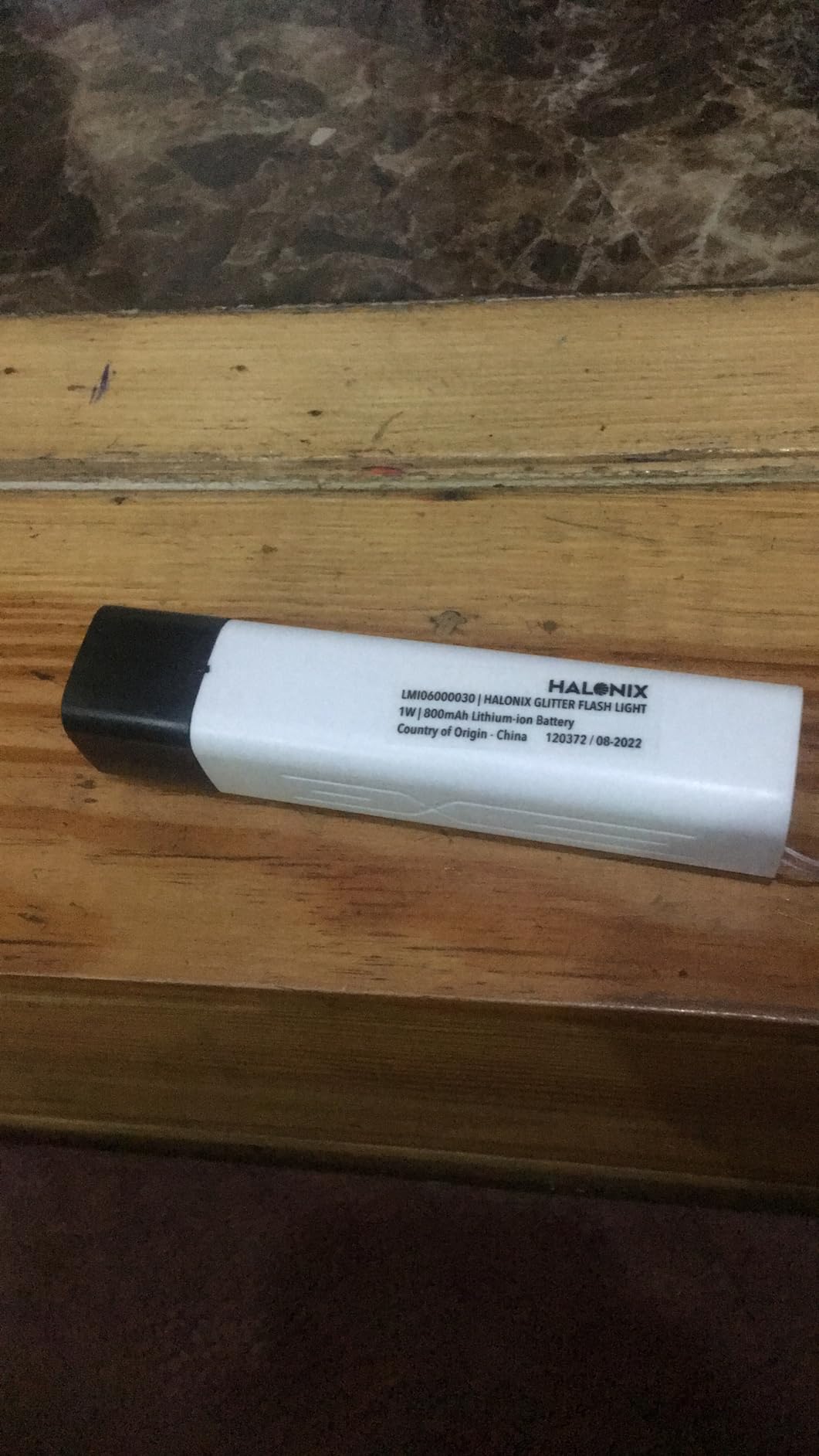 Halonix Polycarbonate Glitter 1W Rechargeable Led Emergency Cum Pocket ...