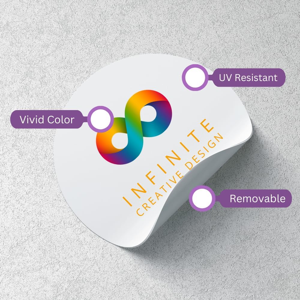 Calcomanías de vinilo personalizadas grandes Impresión de calcomanías ...