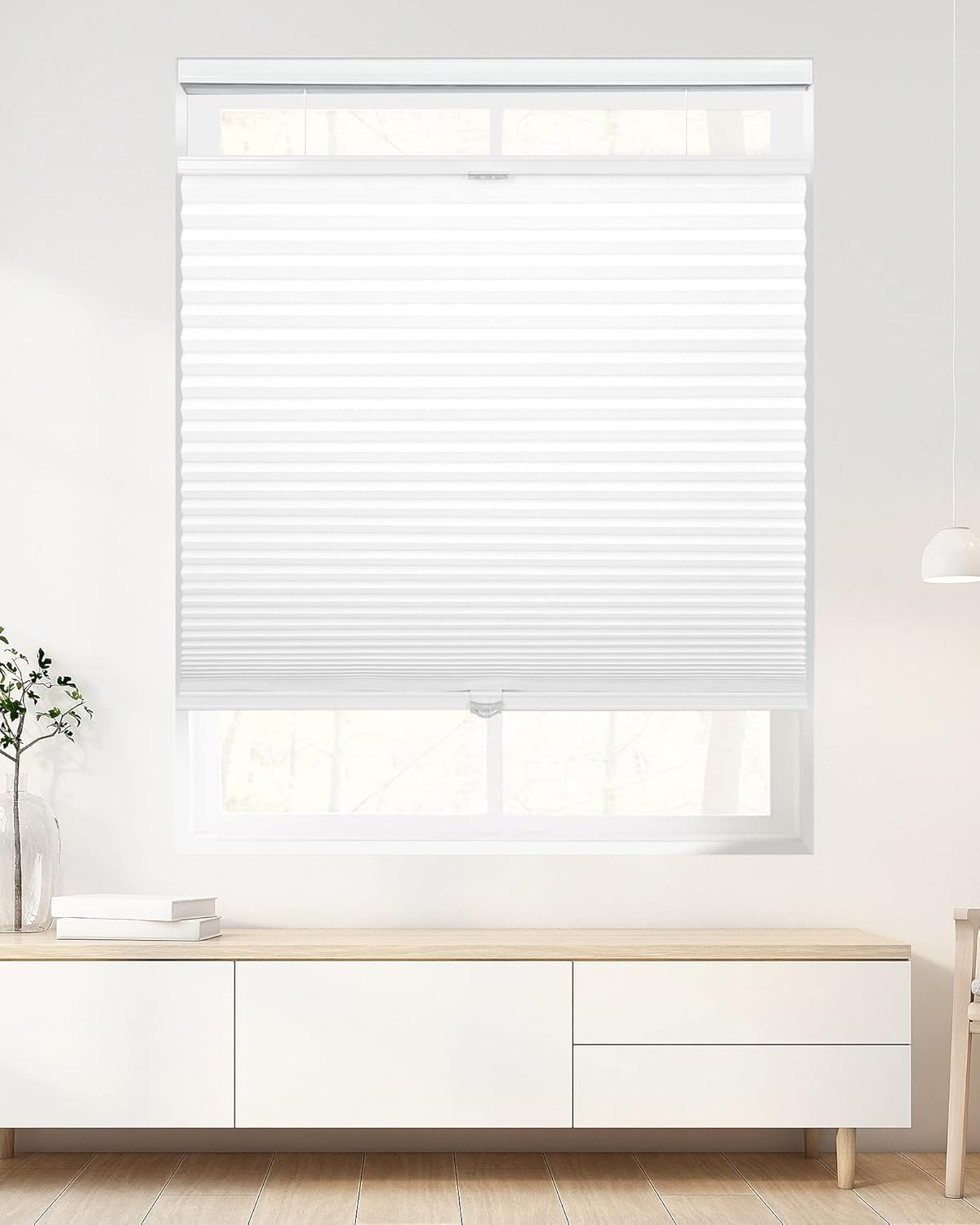 Amazon.com: Allesin Top Down Bottom Up Cellular Shades, Cordless ...