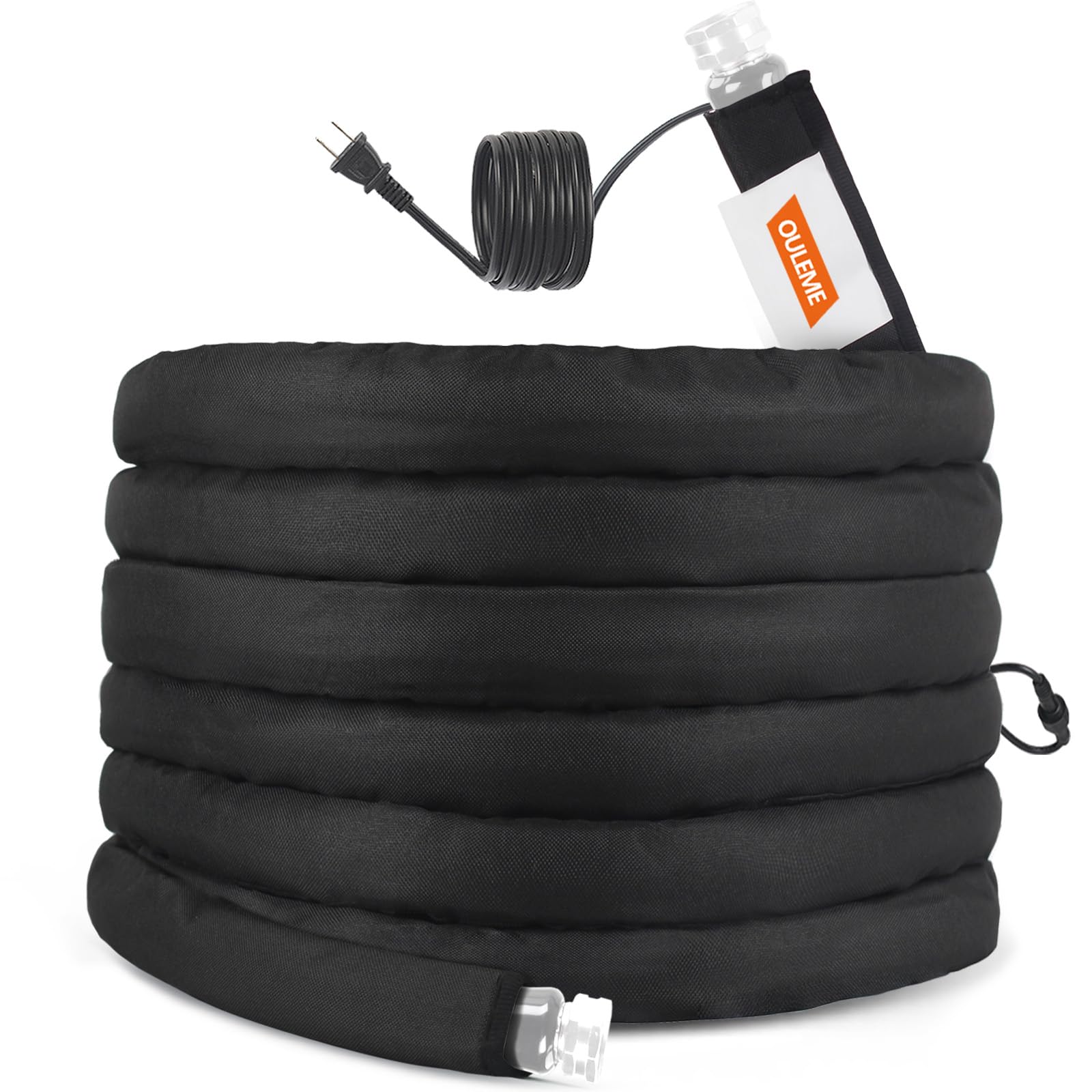 Amazon.com: OULEME Heated RV Water Hose Sleeve, 25FT Heated Water Hose ...
