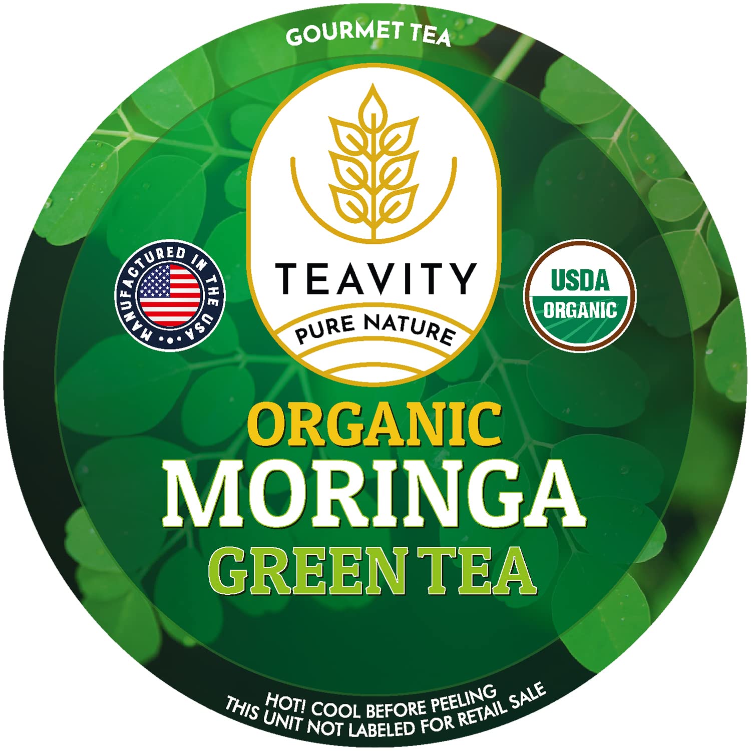 Amazon.com: Organic Moringa Green Tea Pods for Keurig - Naturally ...