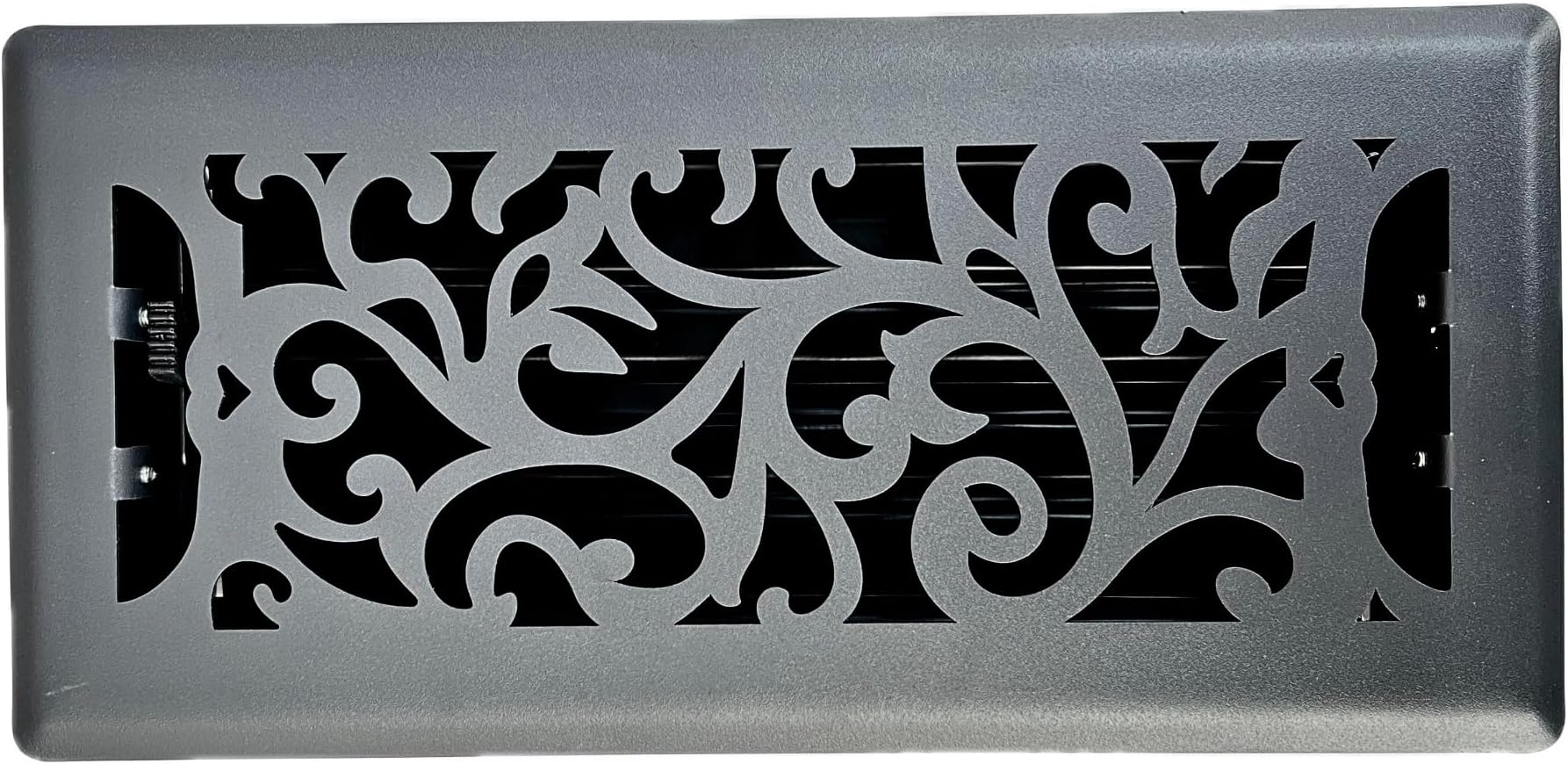 2 Pack Victorian Scroll 4x14 Inch Decorative Floor Register Vent with ...
