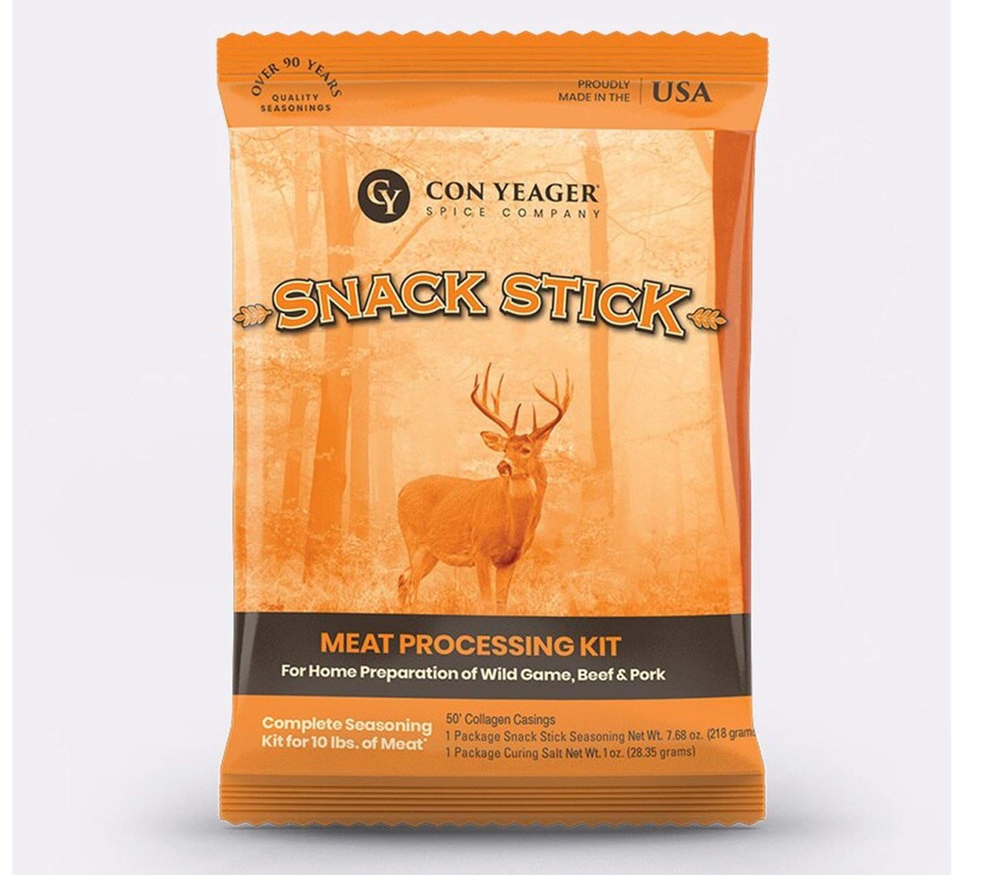 Amazon.com : Con Yeager Spice Snack Sticks 10 Pounds of Meat Processing ...