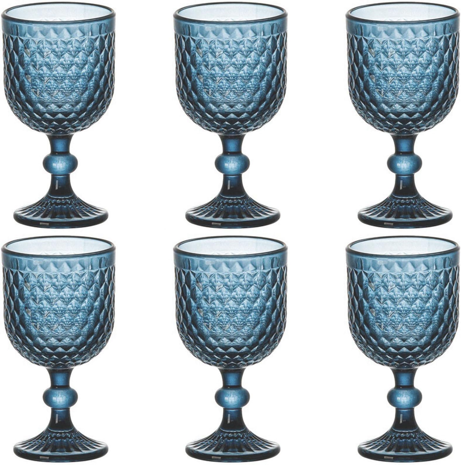 Amazon.com | Godinger Wine Glasses Goblets, Beverage Glass Cups ...