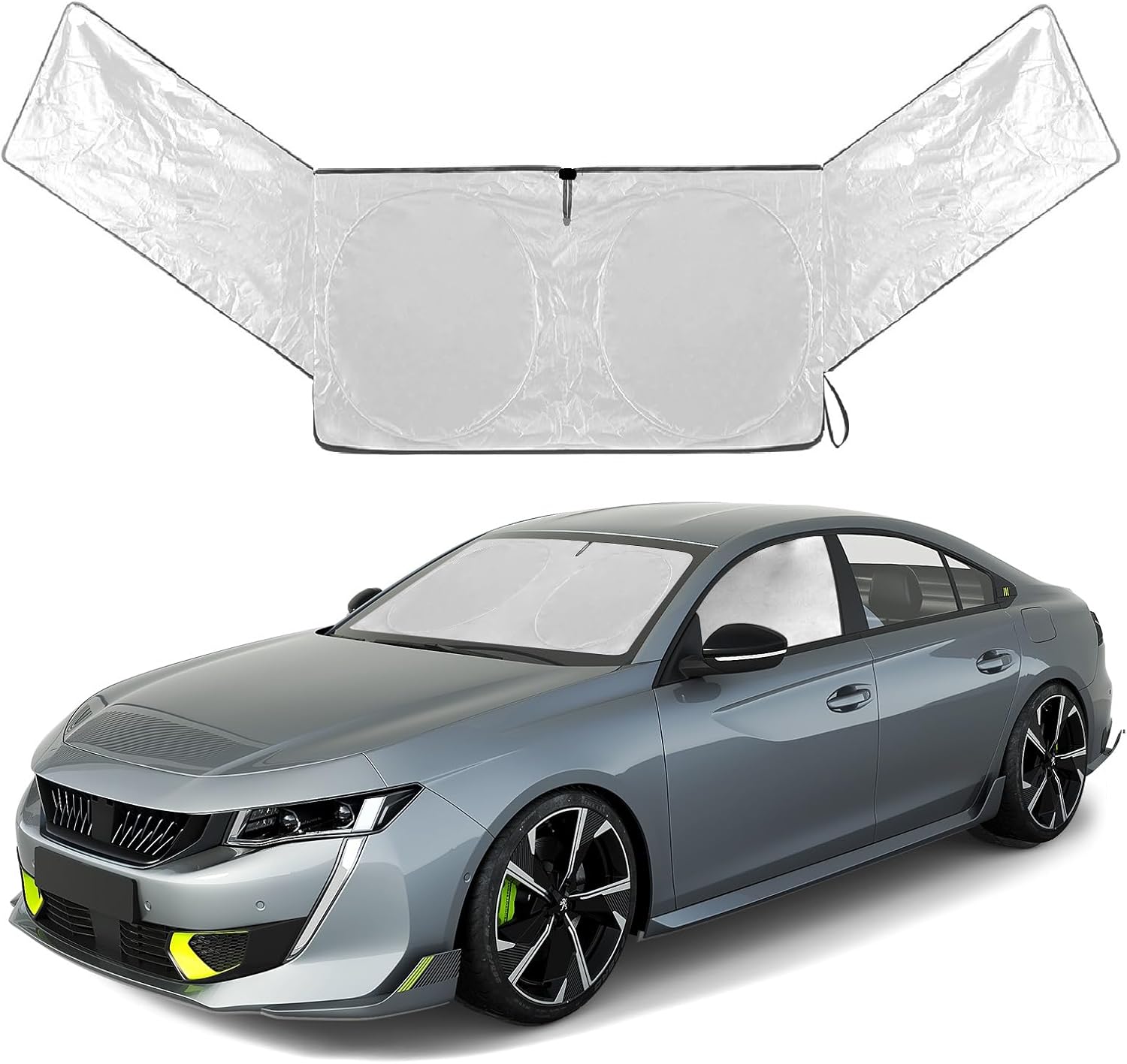 Amazon.com: Windshield Sun Shade for Car Windshield,Front and Side ...