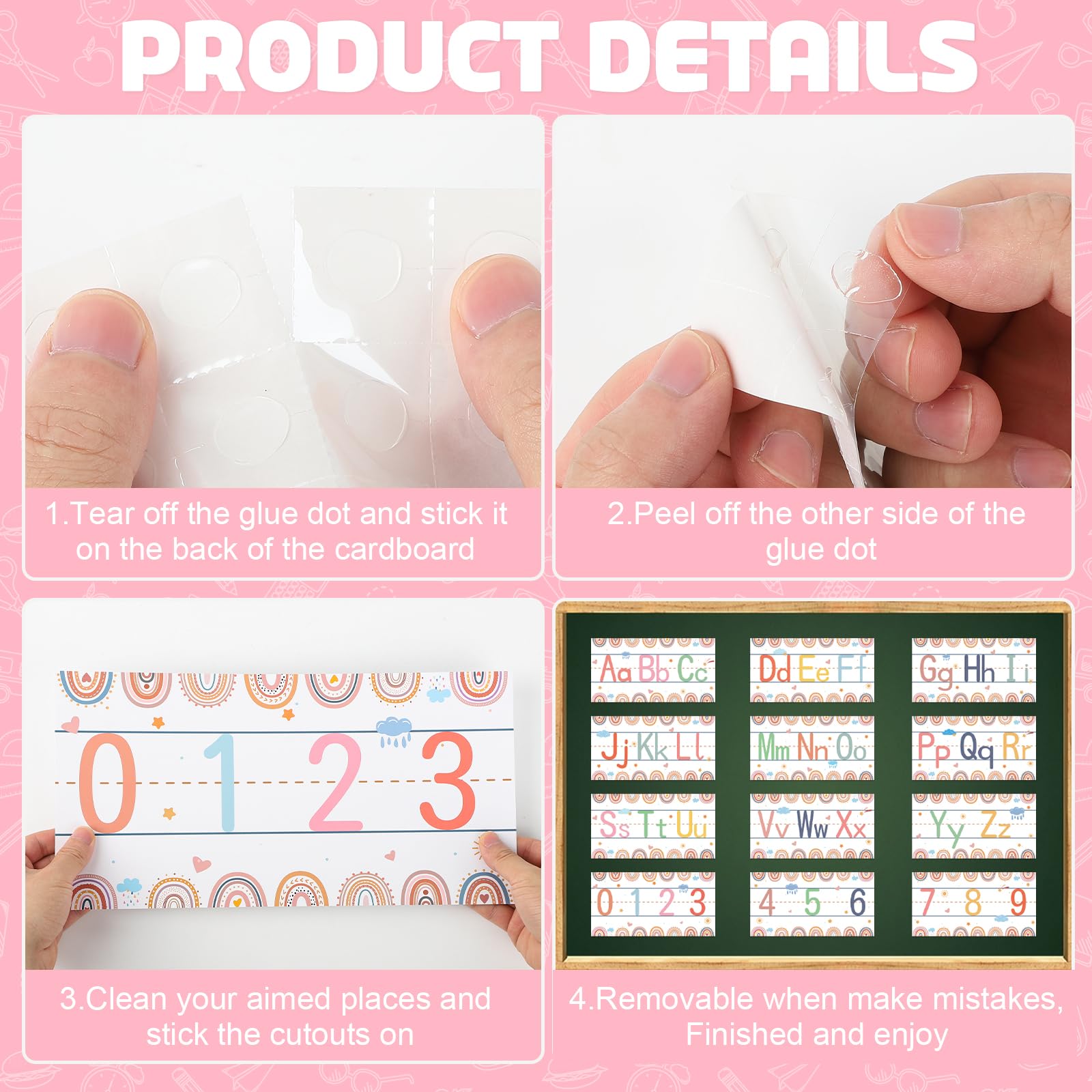 Snapklik.com : Sereliy 12 Pcs Alphabet Bulletin Board SetAlphabet ...