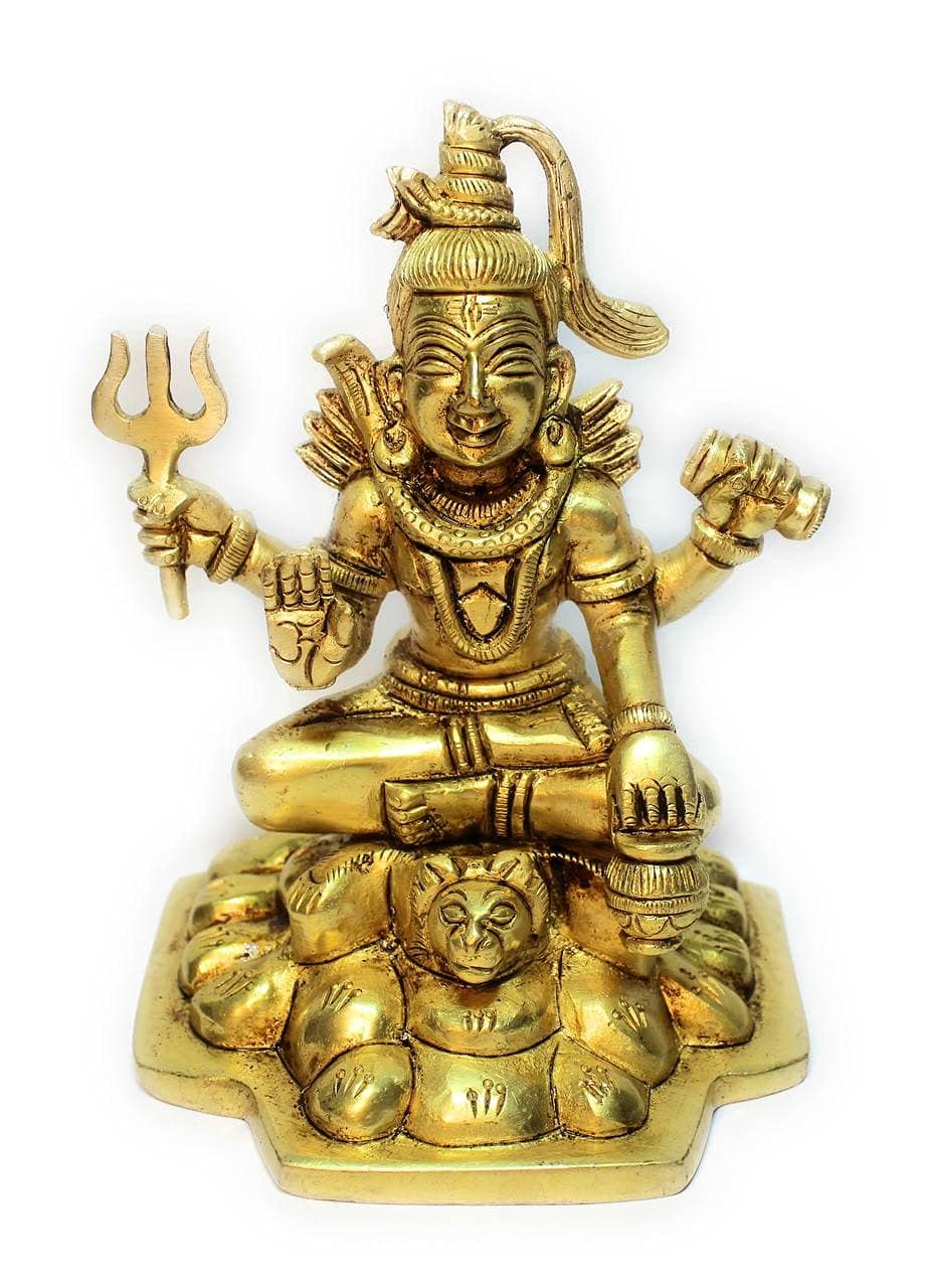 Duke Art Emporium Bholenath Idol Lord Shiva Idol Brass Statue ...