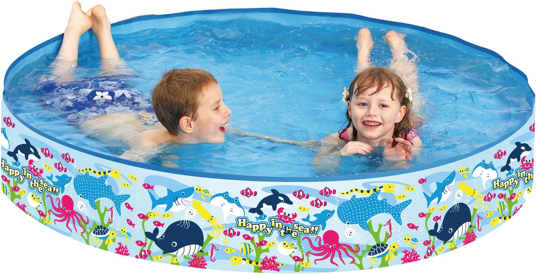 Intex inflatable square paddling pool 86x86x25 cm, random colors (pink ...
